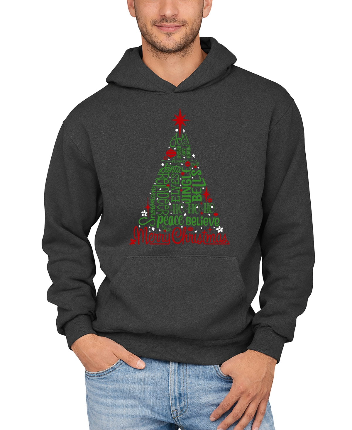 Click here for La Pop Art Mens Holiday Christmas Tree Word Art Ho... prices