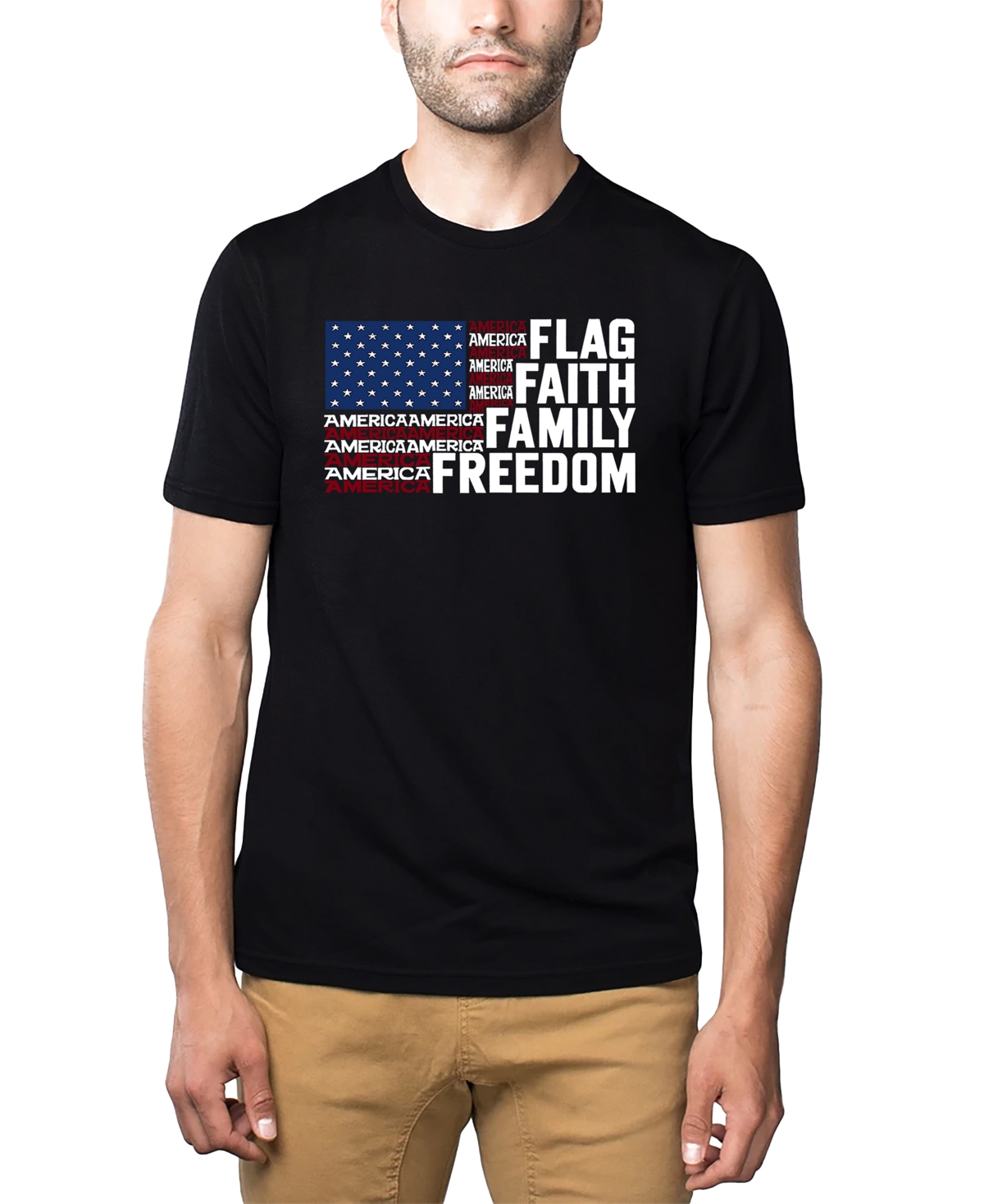 Click here for La Pop Art Mens Flag Faith Family Freedom American... prices