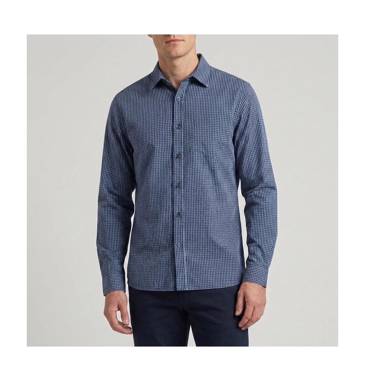 Click here for Surfside Supply Co. Mens Brian Gingham Shirt - Blu... prices