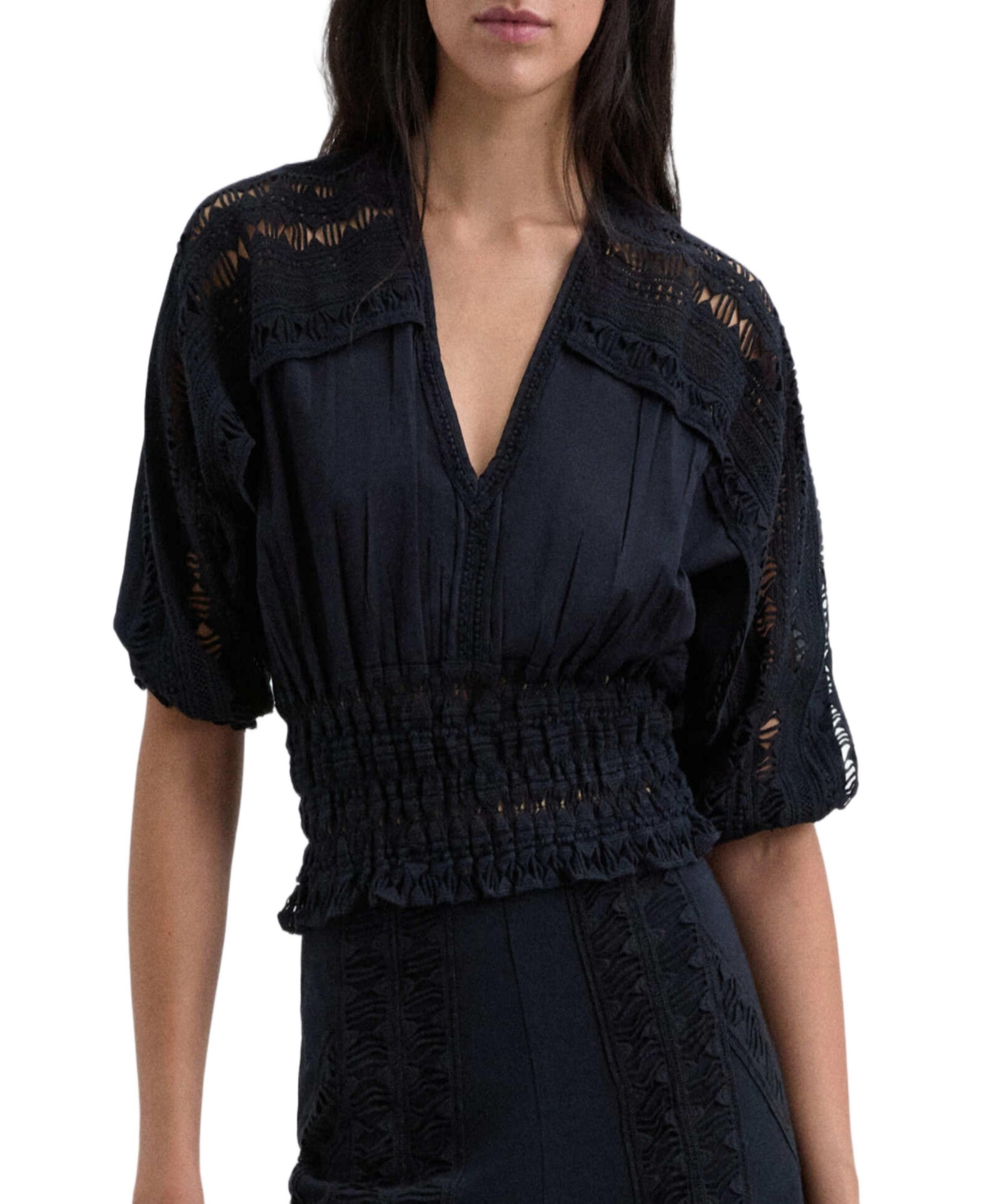 Click here for Scalpers Womens Lace Summer Top - Ecru prices