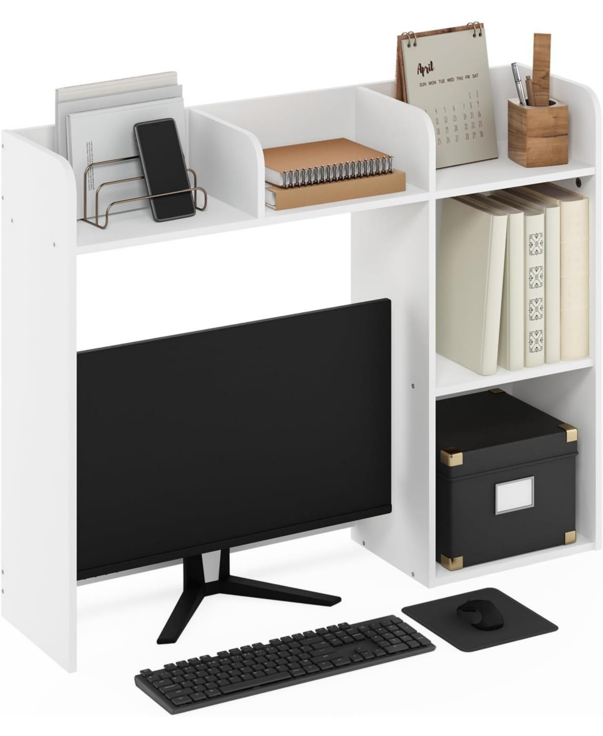Click here for Mega Casa Classic Desk Shelf  5-Shelf Desktop Hutc... prices