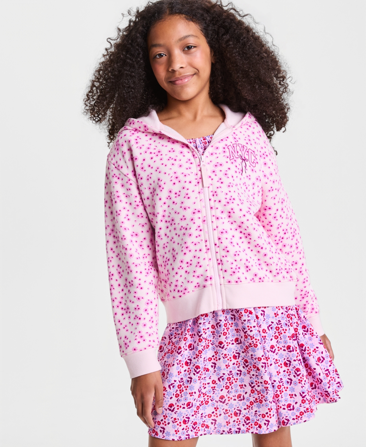 Click here for Epic Threads Girls Xs-xl Nyc Bow Printed Zip Fleec... prices