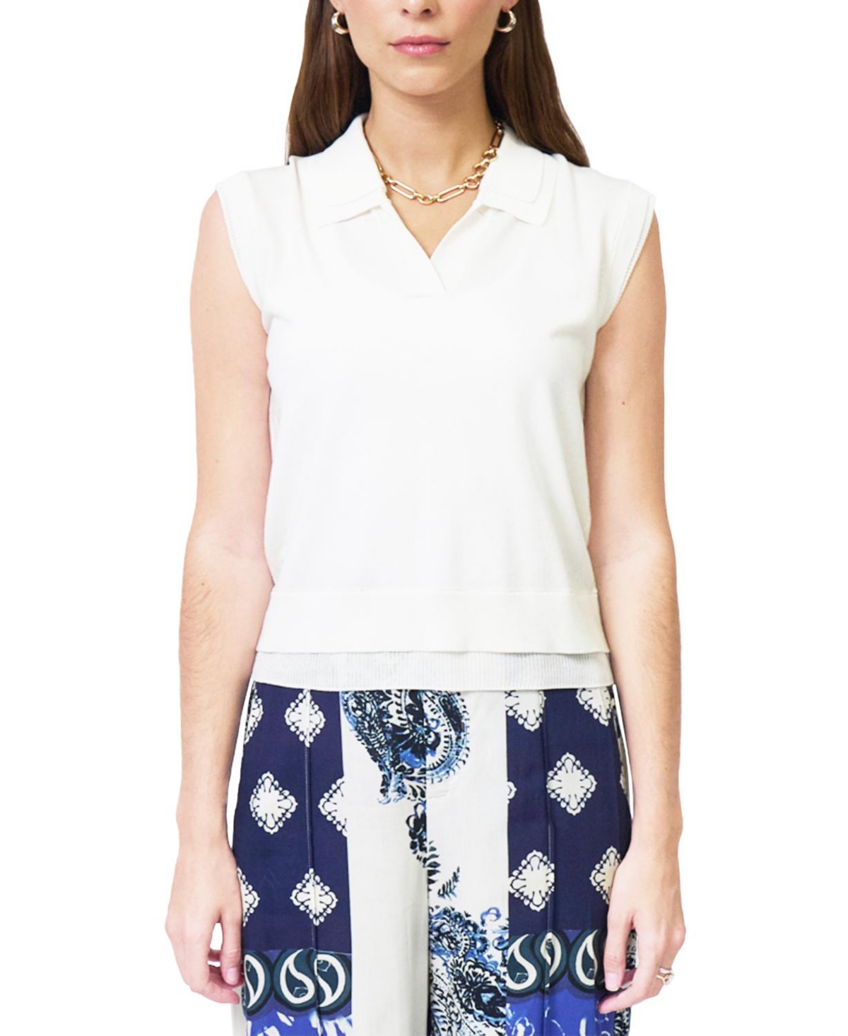 Click here for Central Park West Womens Brooklyn Sheer Double Lay... prices