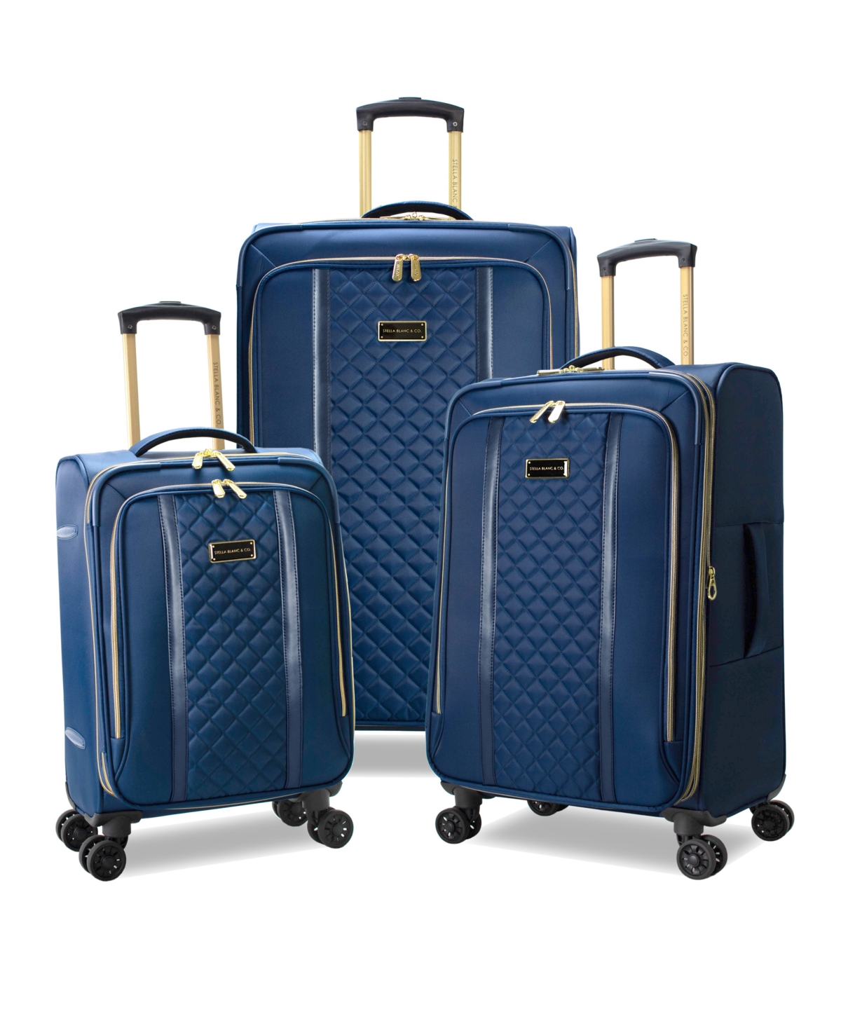 Click here for Stella Blanc Sloane 3-Pc. Softside Expandable Spin... prices