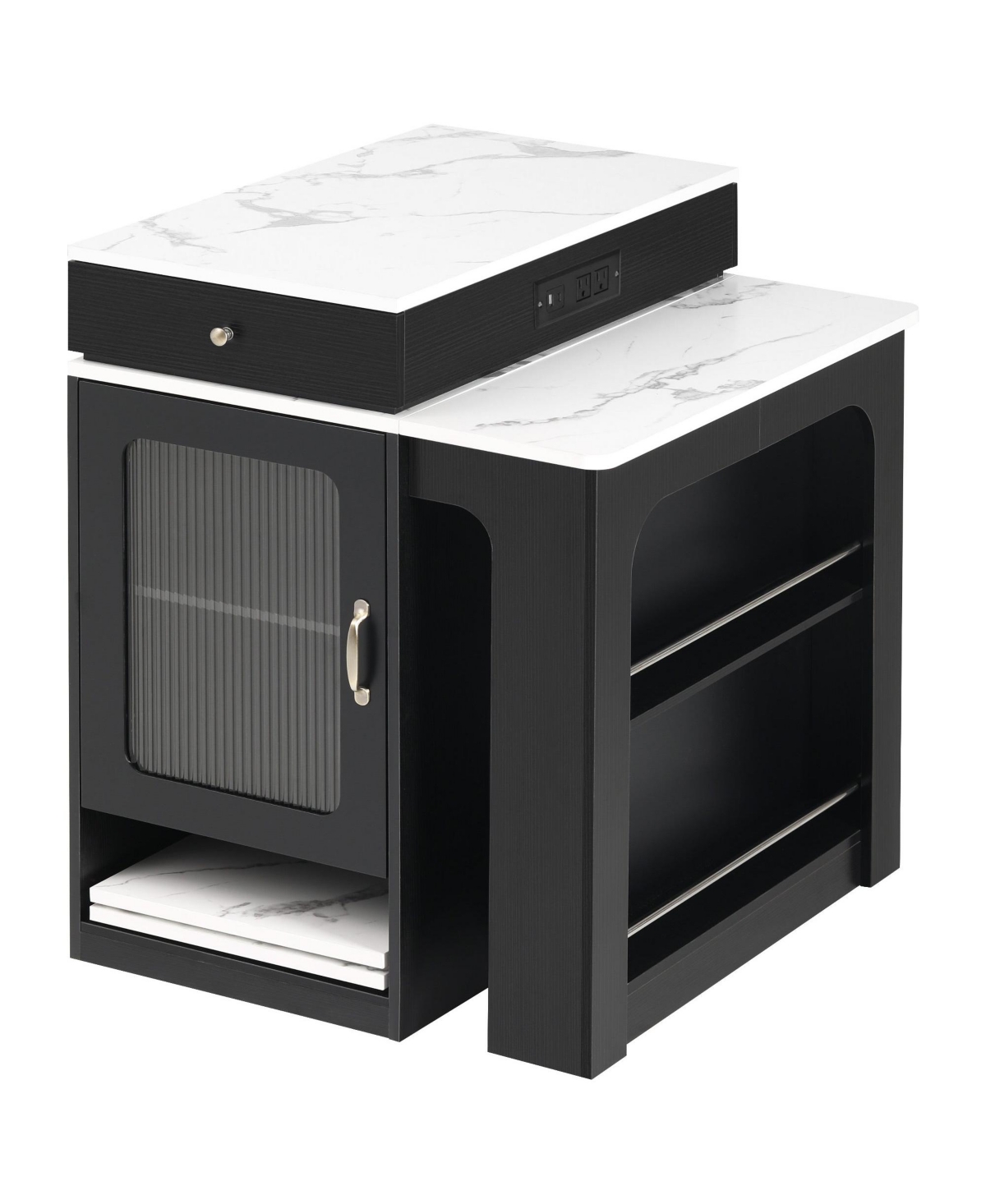 Click here for Clihome K&K 59.5 Kitchen Island with Extendable Di... prices