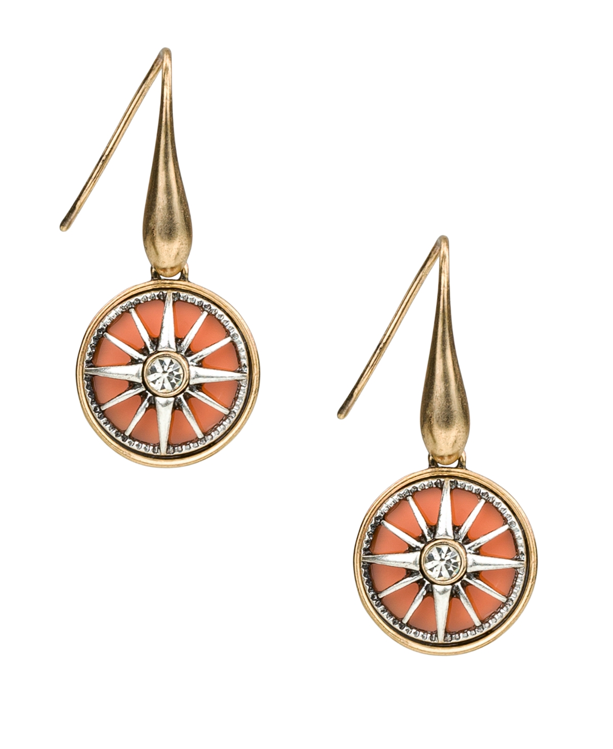Click here for Patricia Nash Gold-Tone Plated Small Aqua Dangle E... prices