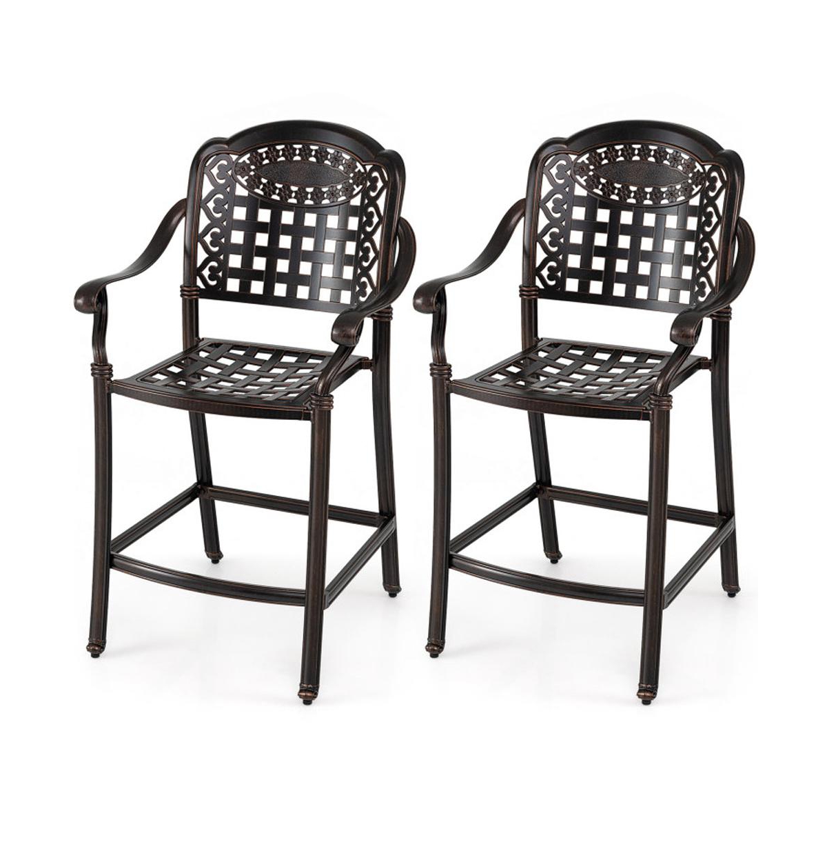 Click here for Boyel Living Set of 2 Outdoor Bar Stool 25.5 Inch... prices