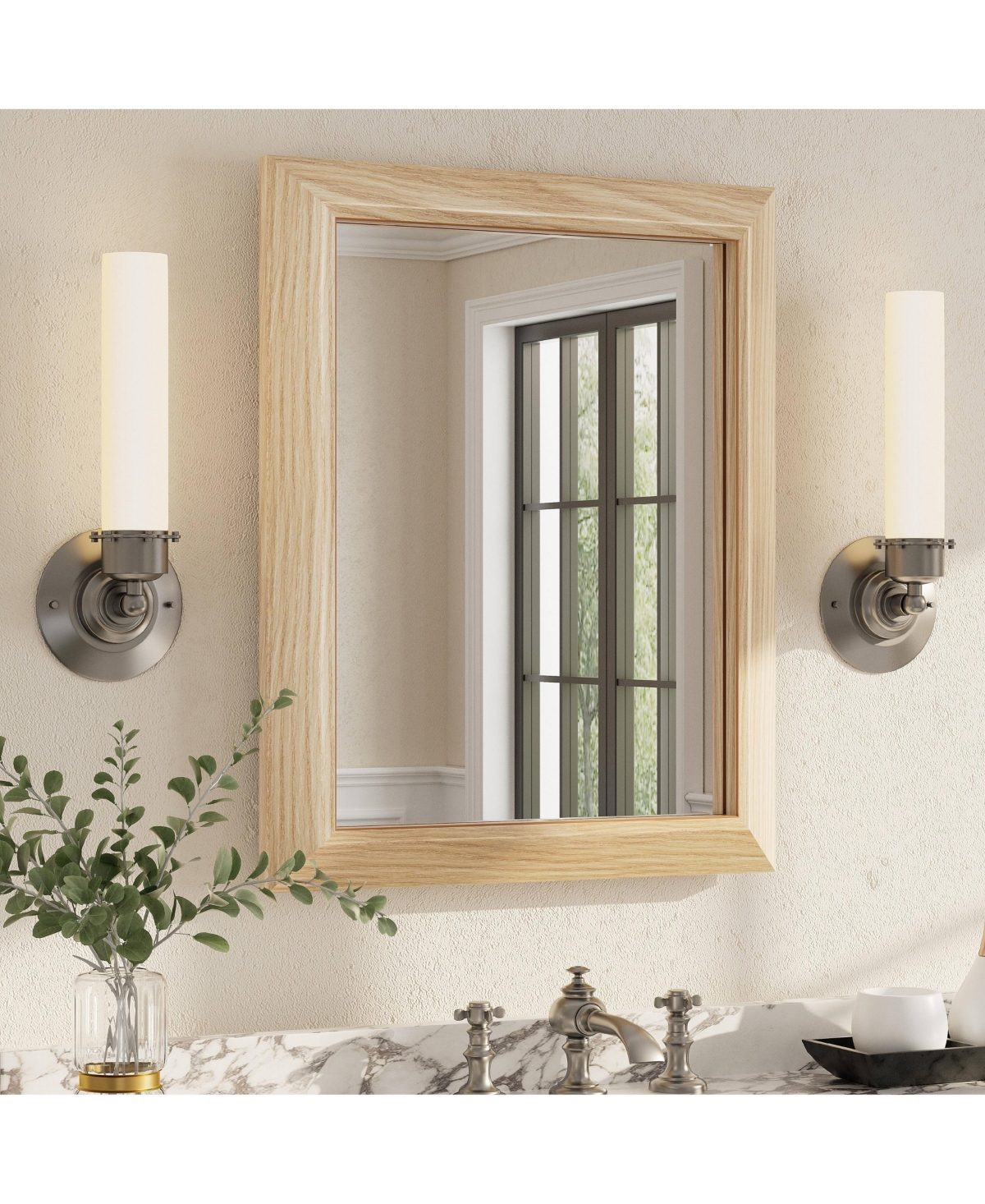 Click here for Apmir 16 x 20 Inch Thick Metal Framed Wall Mirrors... prices