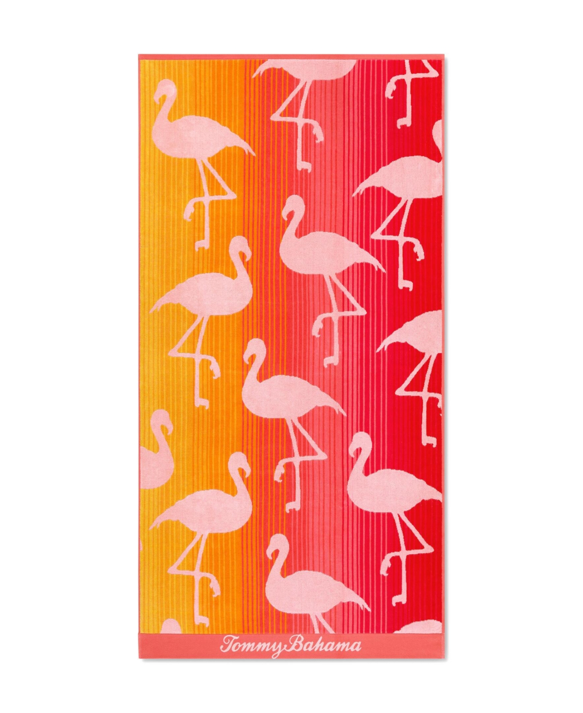 Click here for Tommy Bahama Flamingo Sunrise Yarn Dyed Beach Towe... prices
