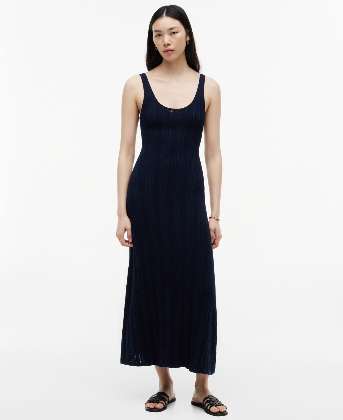 Click here for Tommy Hilfiger Womens Cotton Cable Pointelle Maxi... prices