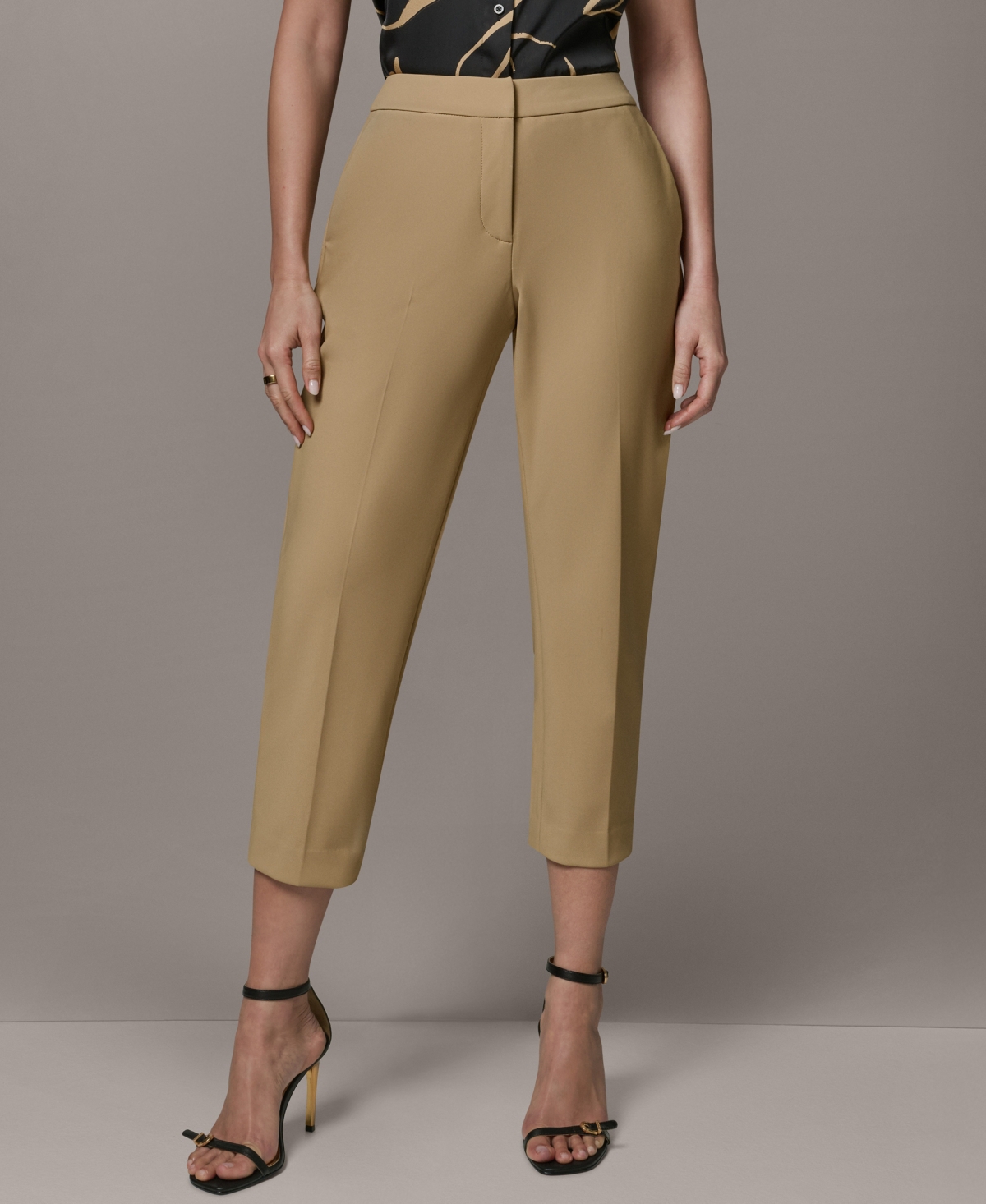Click here for Donna Karan New York Petite Mid-Rise Ankle Pants -... prices