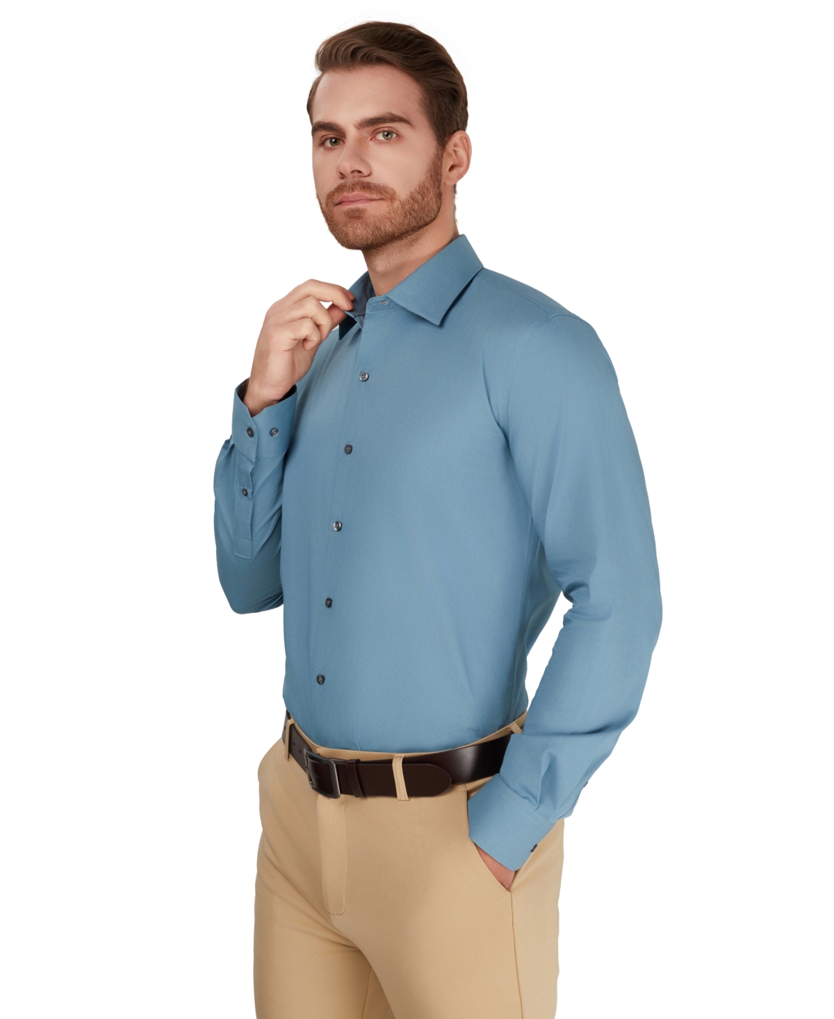 Click here for Alfani Mens Long-Sleeve Solid Dress Shirt  Macys E... prices