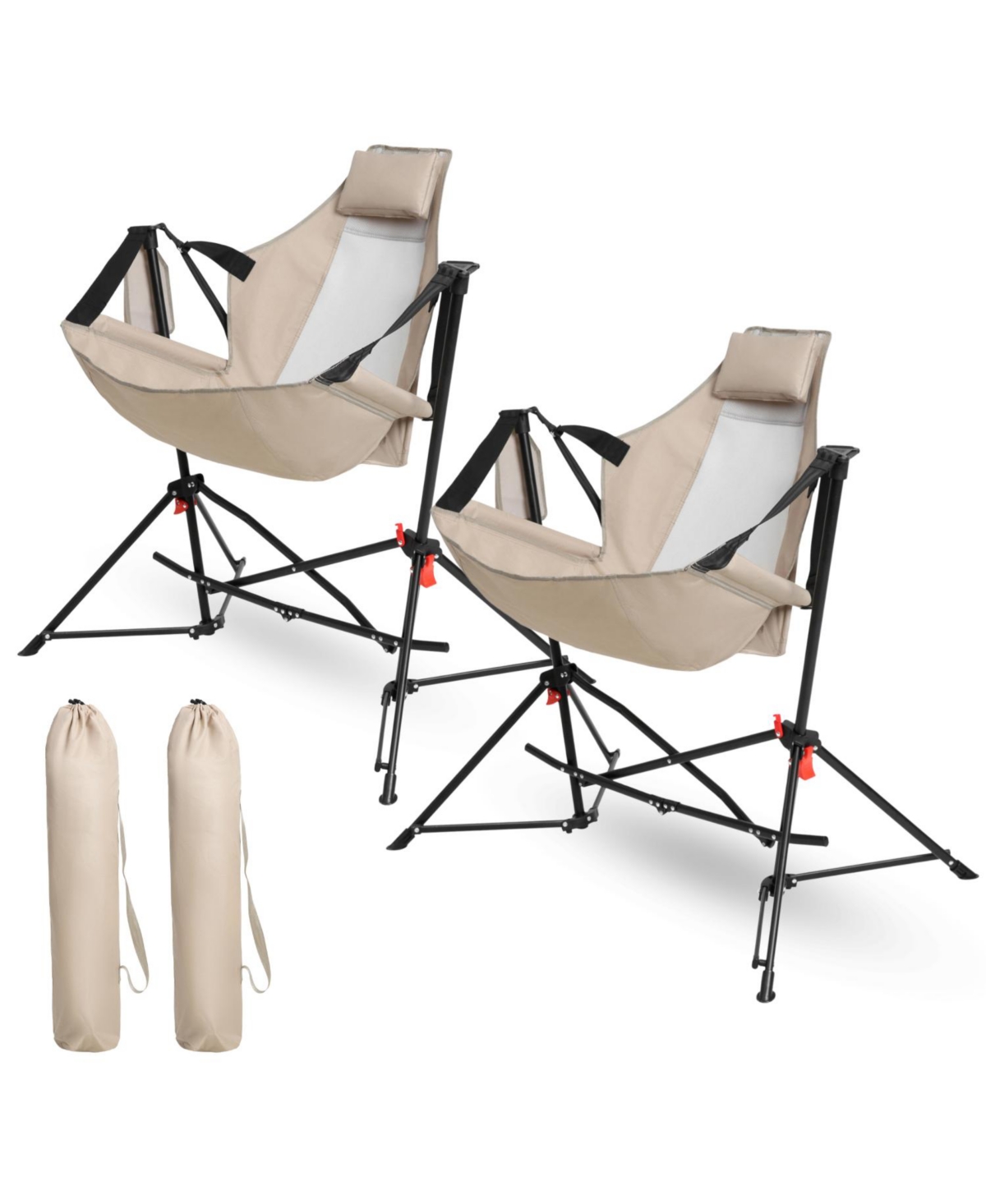 Click here for ECHTPeak Hammock Camping Chairs Set of 2  with Adj... prices