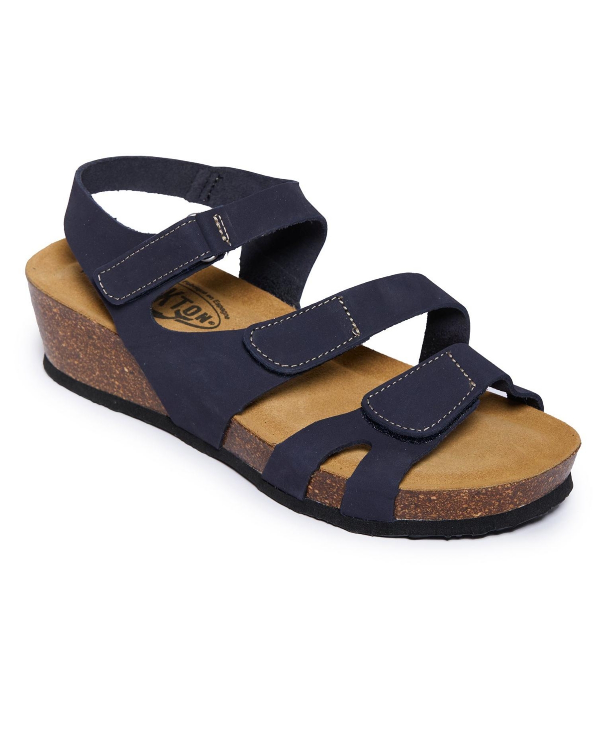 Click here for Plakton Womens Platform Sandal Ash - Dark blue prices