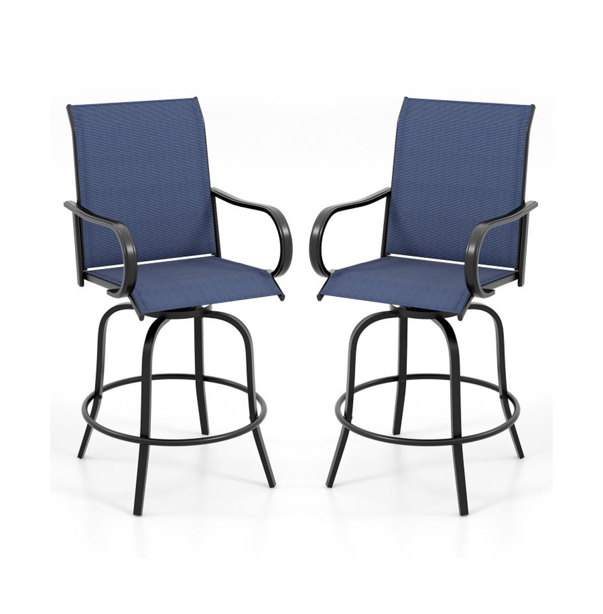 Click here for Boyel Living 2 Pieces 360 Rotating Bar Stool Set w... prices