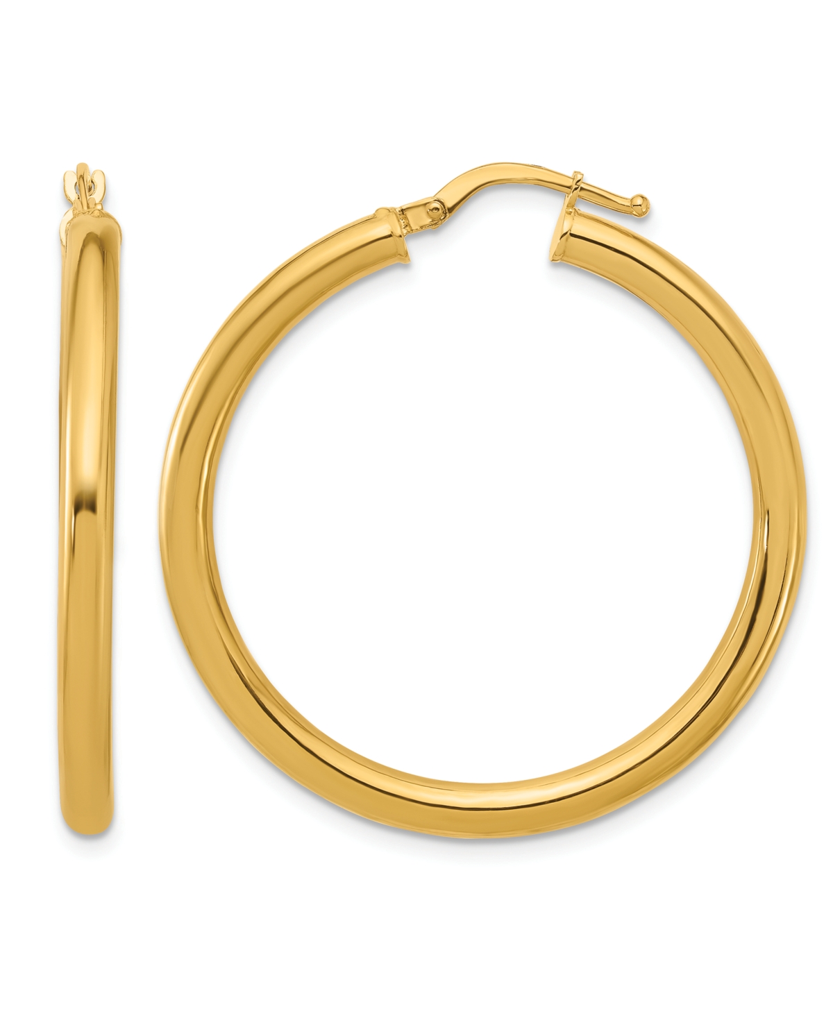 Click here for Macys Round Hoop Earrings in 18k Yellow Gold - Yel... prices