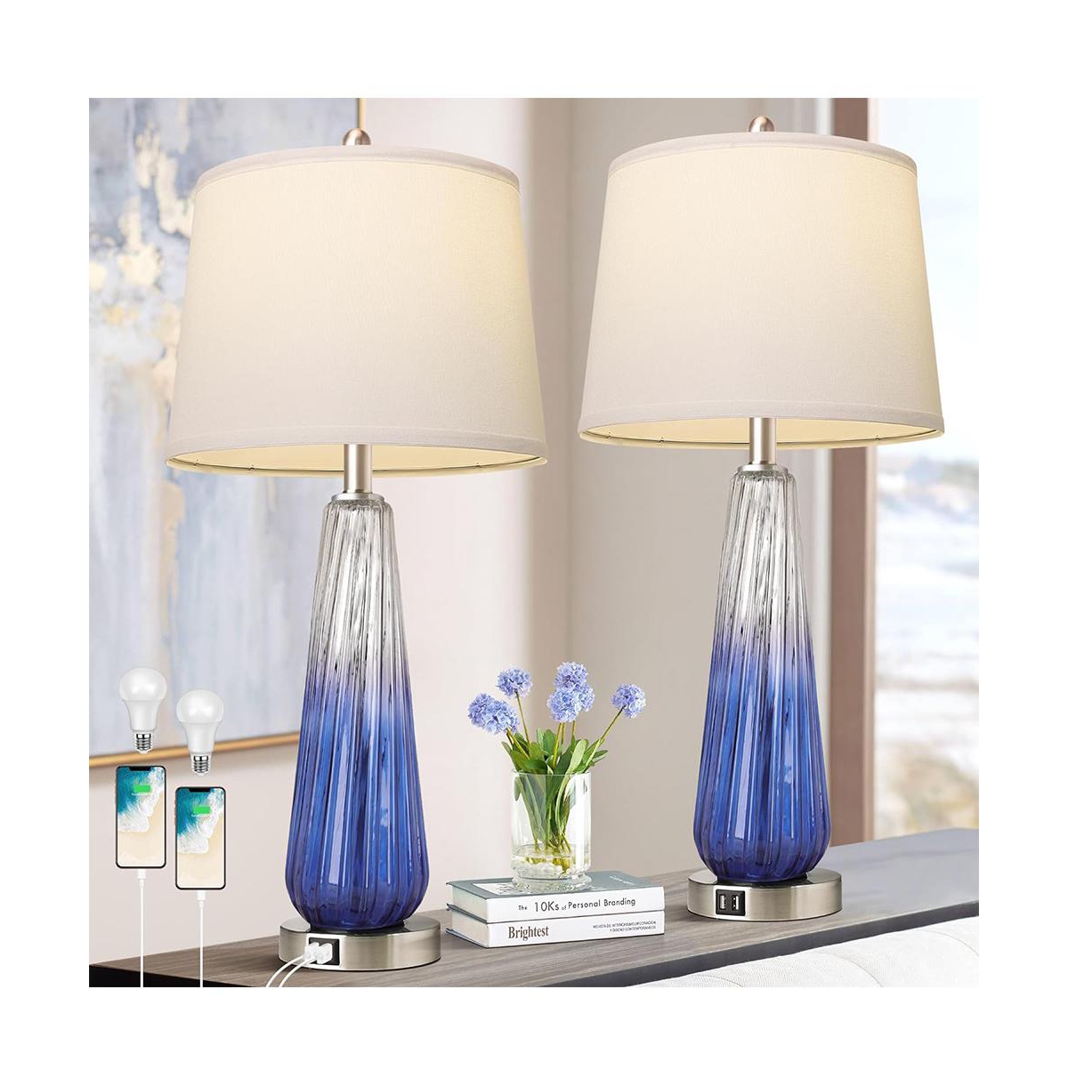 Click here for Sofucor 27.5-inch Table Lamps Set of 2 with Touch... prices