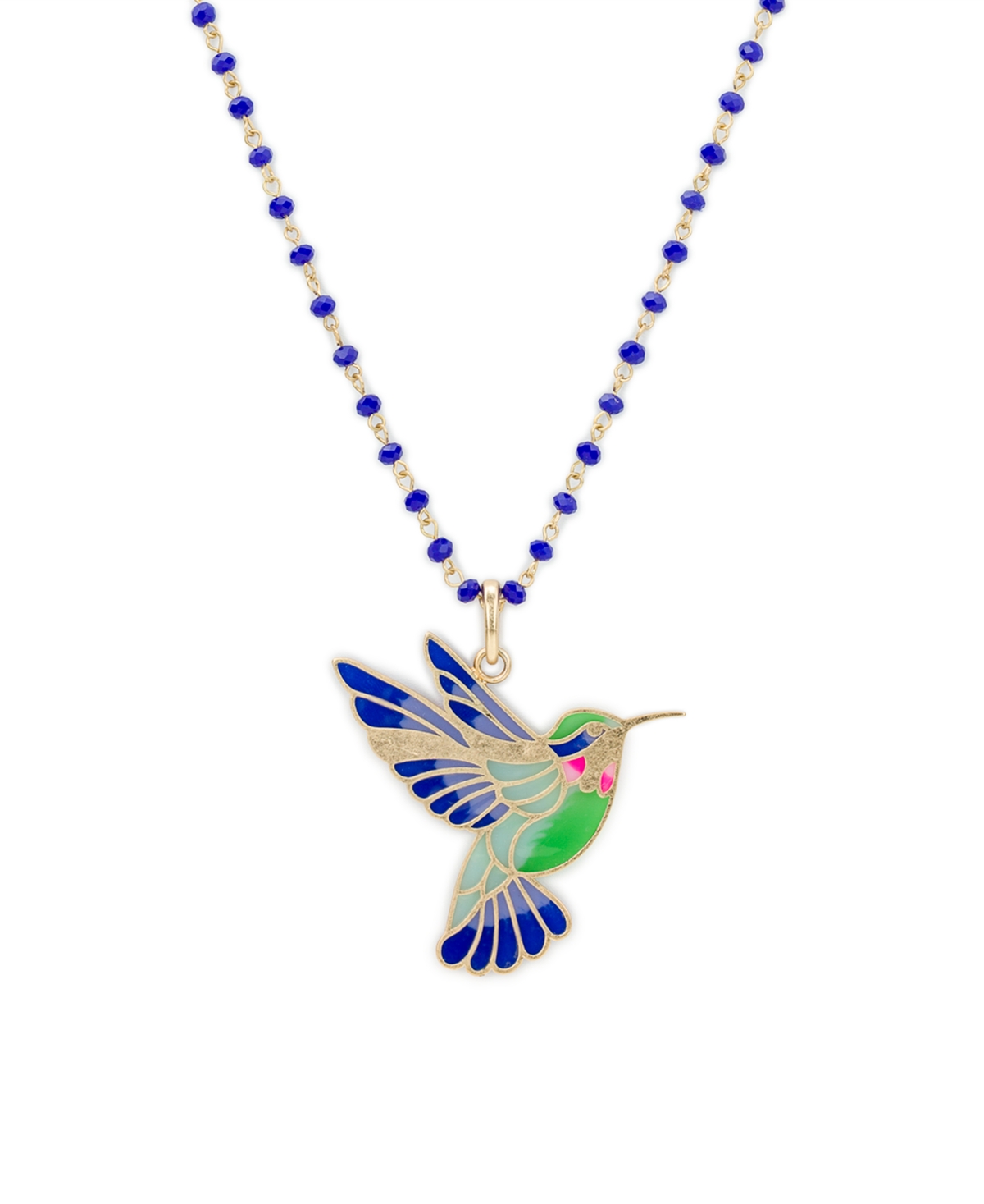 Click here for Patricia Nash Large Hummingbird Pendant Necklace -... prices