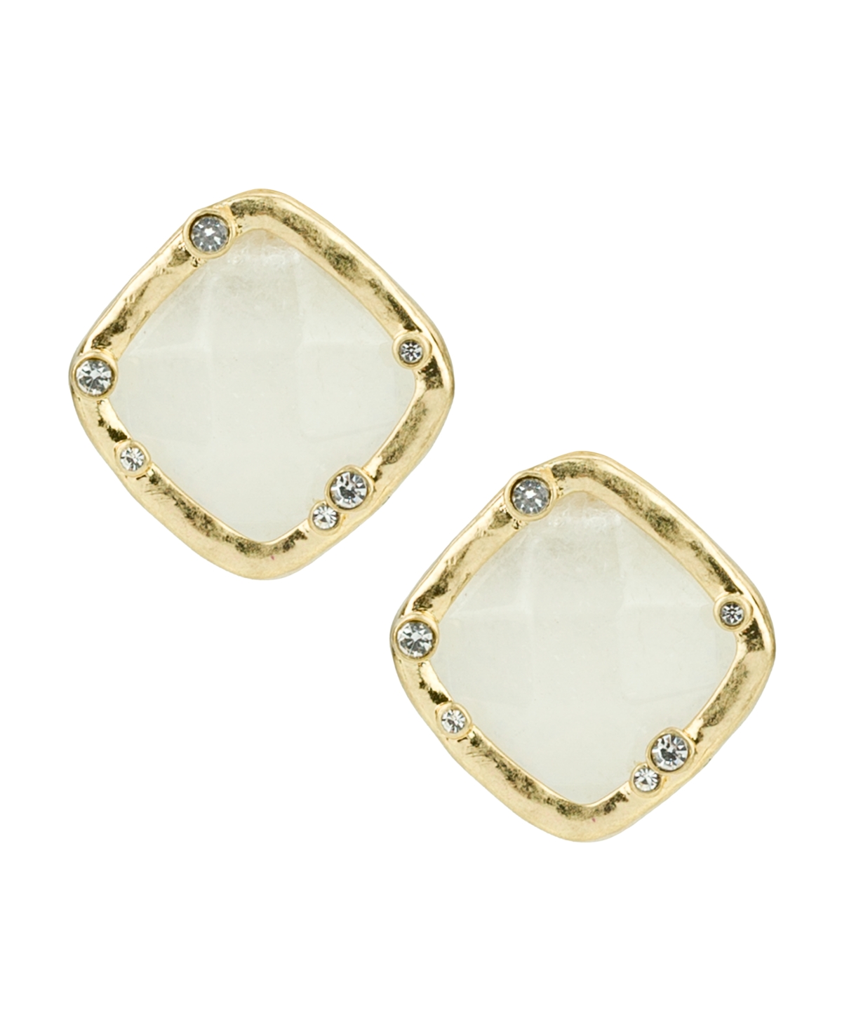 Click here for Patricia Nash Semi-Precious Stone Button Post Earr... prices