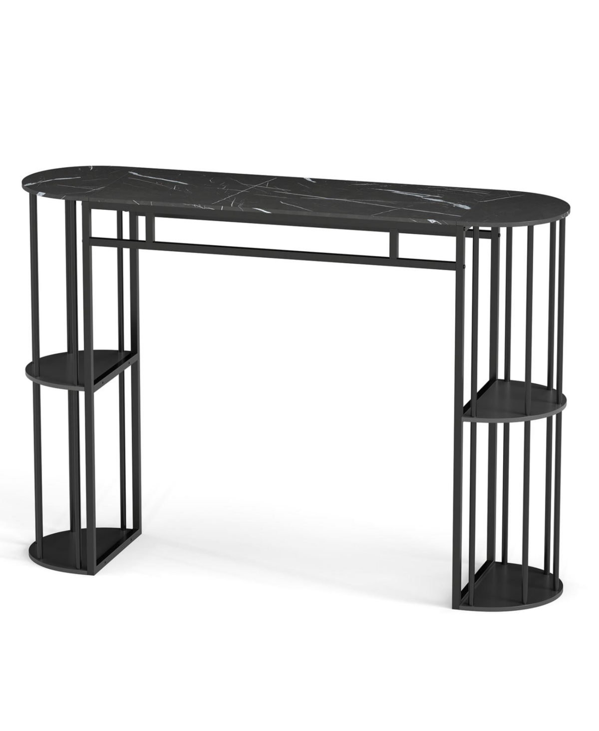 Click here for Slickblue Modern Narrow Bar Table with Faux Marble... prices