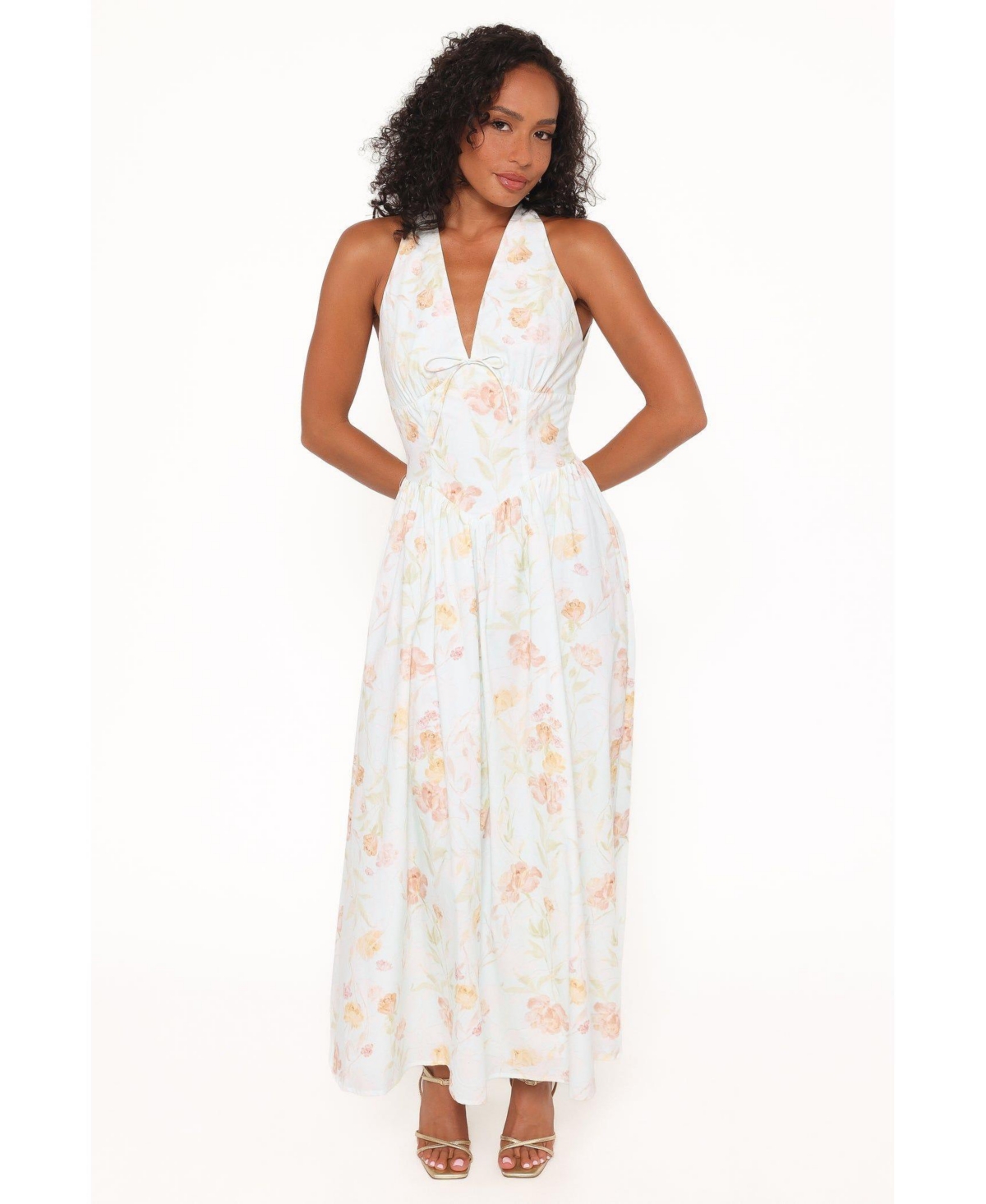 Click here for Petal and Pup Womens Myra Maxi Dress - Light mint prices
