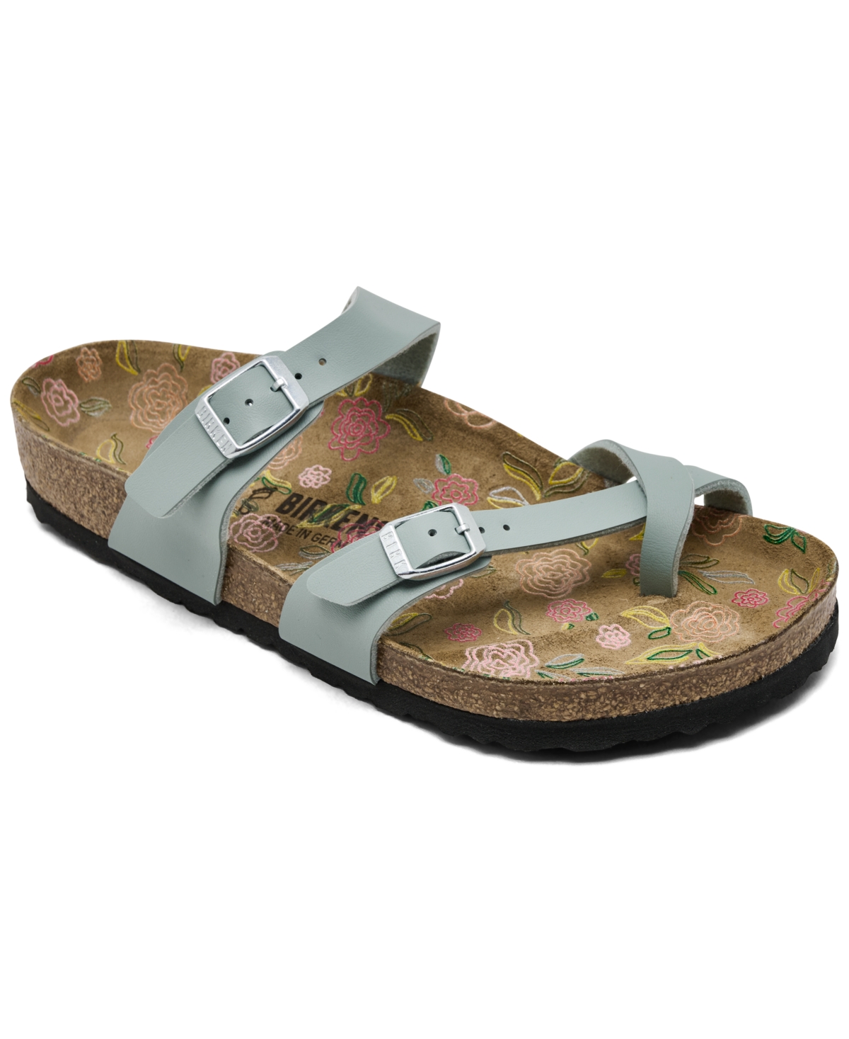 Click here for Birkenstock Womens Mayari Birko-Flor Nubuck Floral... prices