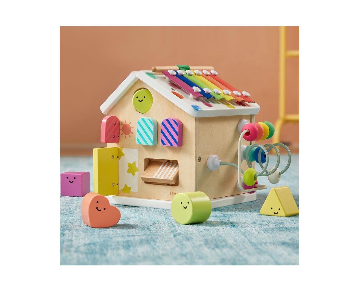 Click here for Tiny Land 9-in-1 Wooden Activity Cube - Montessori... prices