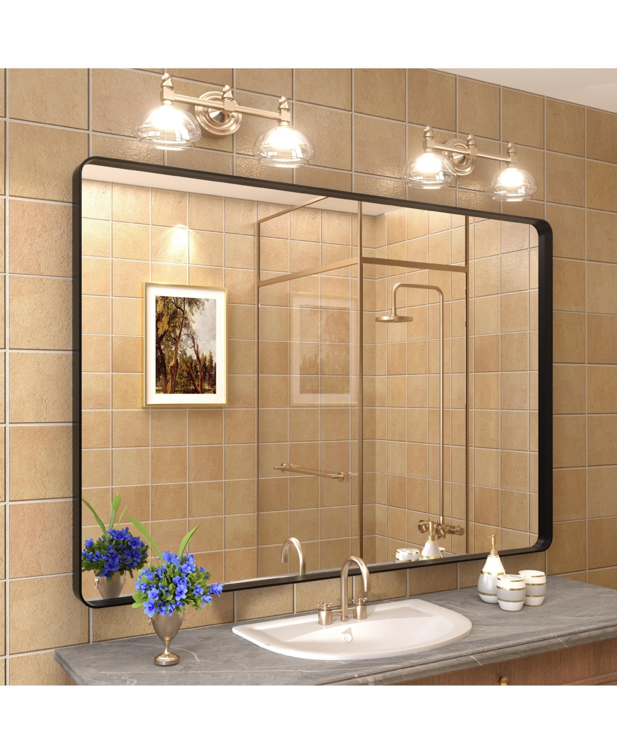 Click here for Apmir 30 x 40 High-Strength Tempered Glass and Alu... prices