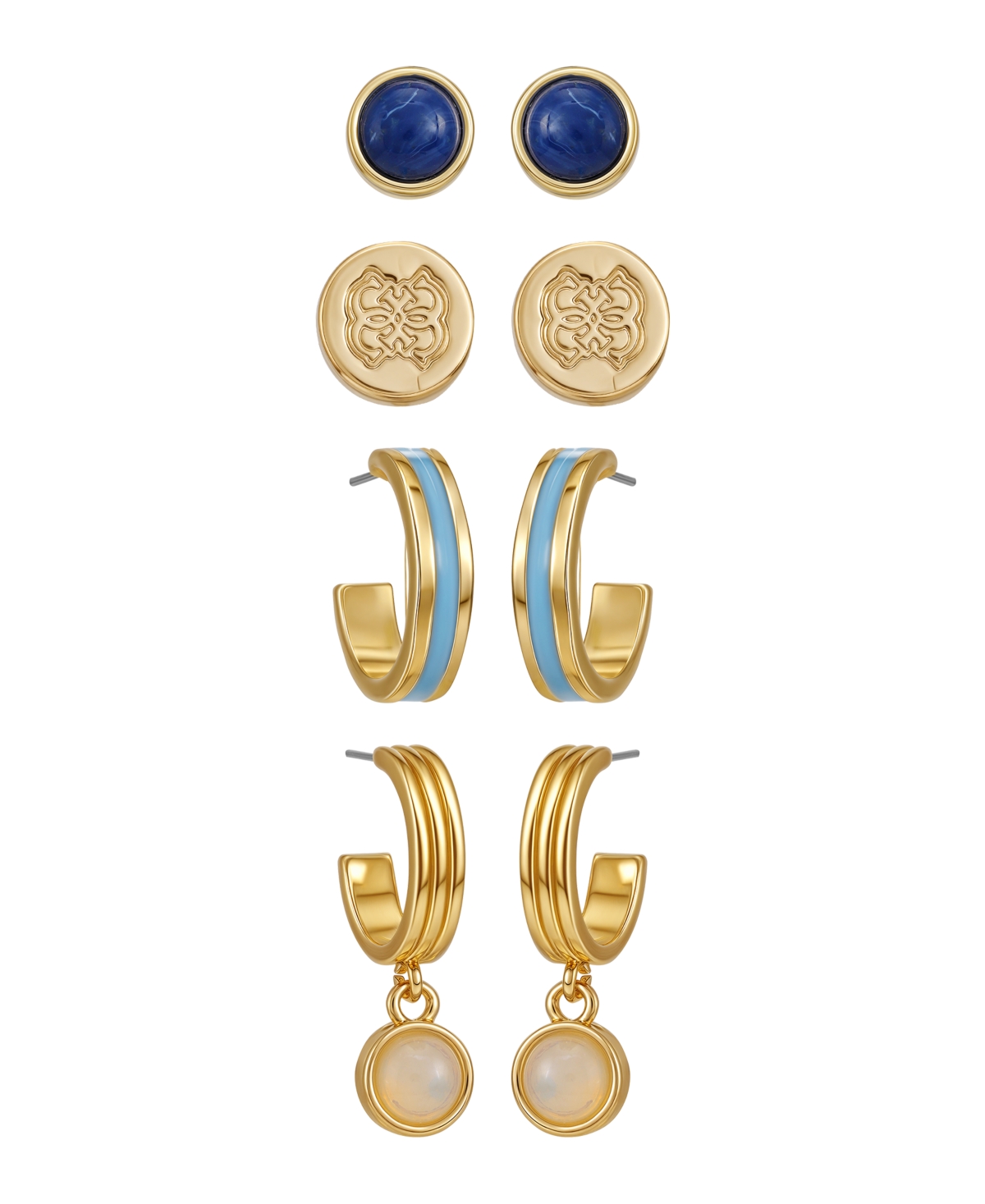 Click here for Guess 4-Pc. Gold-Tone 4-On Earring Set - Gold prices