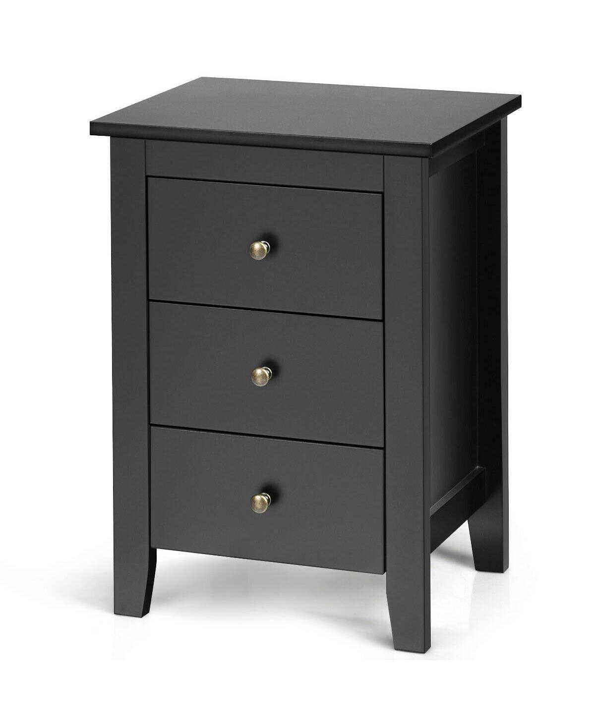 Click here for Gouun Modern 3-Drawer Bedside Nightstand for Bedro... prices