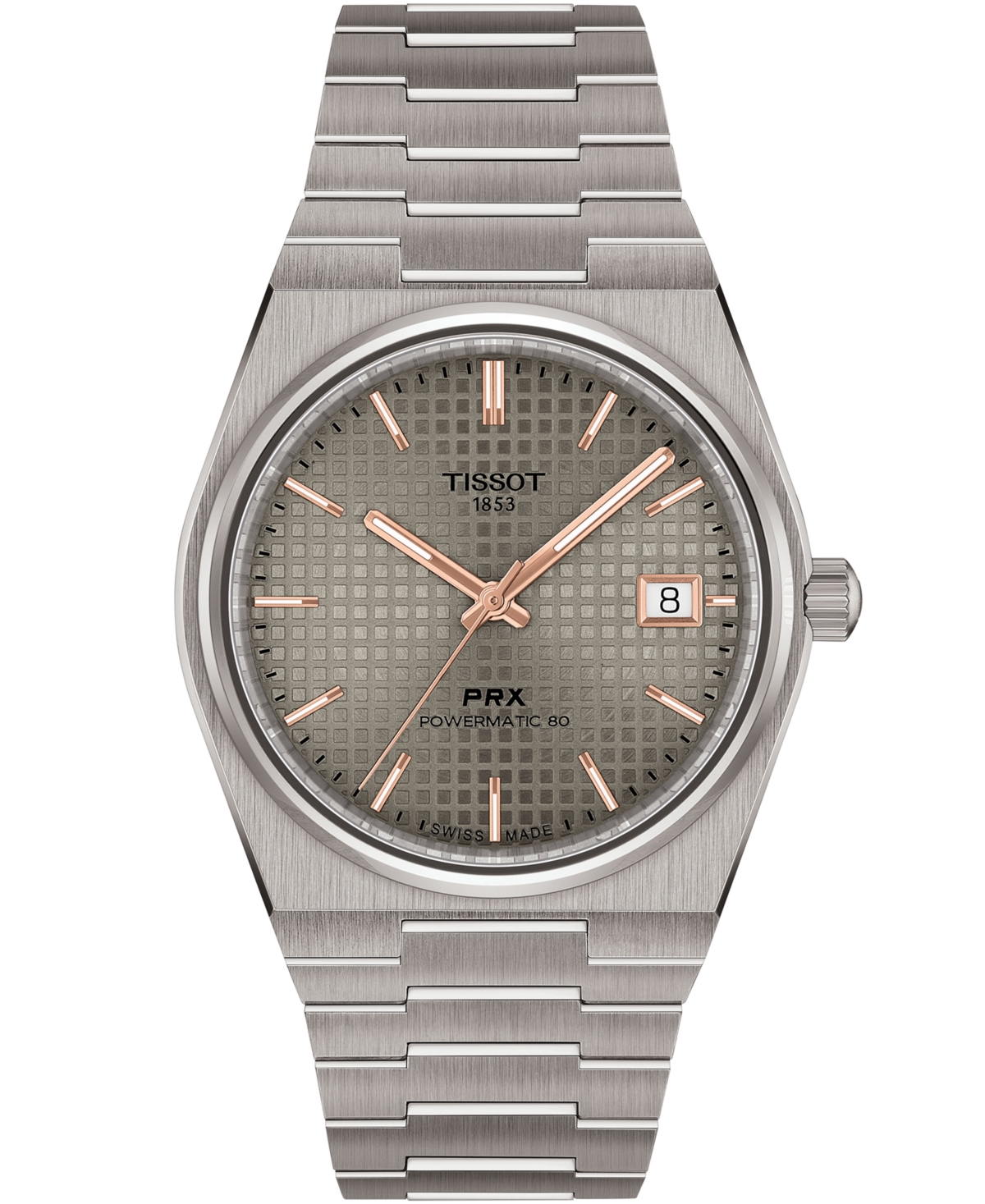 Click here for Tissot Unisex Gray Titanium Bracelet Watch  38mm -... prices