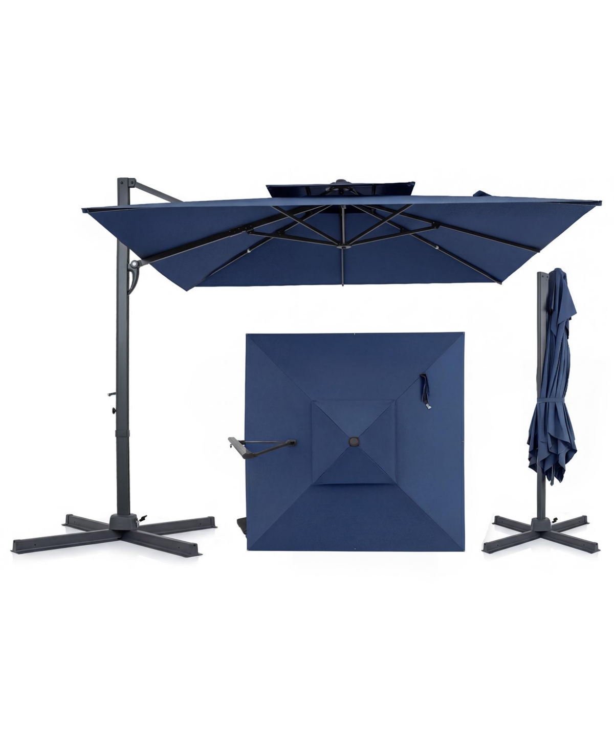 Click here for Gymax 10Feet Patio Cantilever Umbrella with 360-De... prices