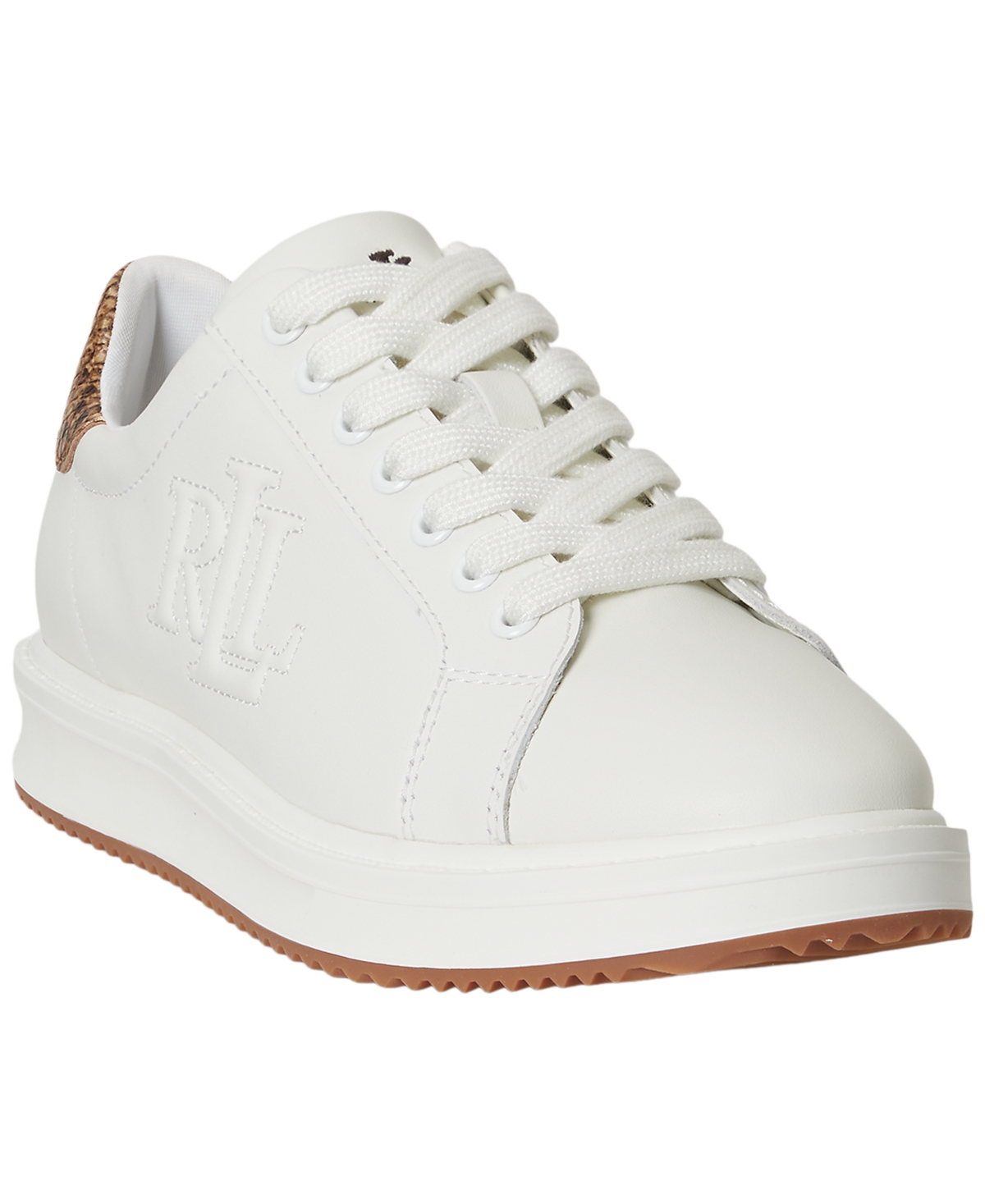 Click here for Lauren Ralph Lauren Womens Ainsley Lace-Up Sneaker... prices