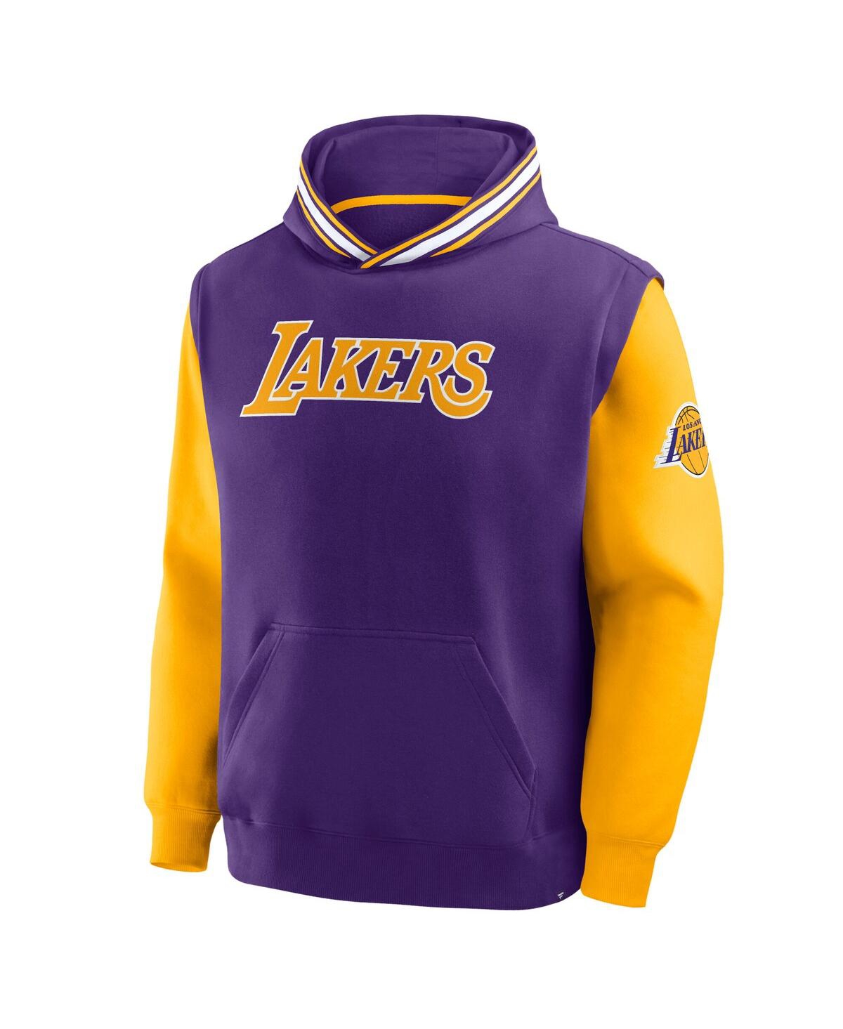 Click here for Fanatics Mens Purple/Gold Los Angeles Lakers Half... prices