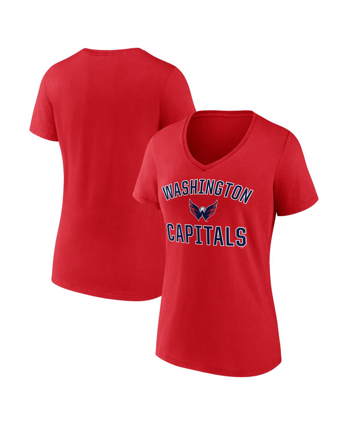 Click here for Logo Athletic Womens Red Washington Capitals Arch... prices