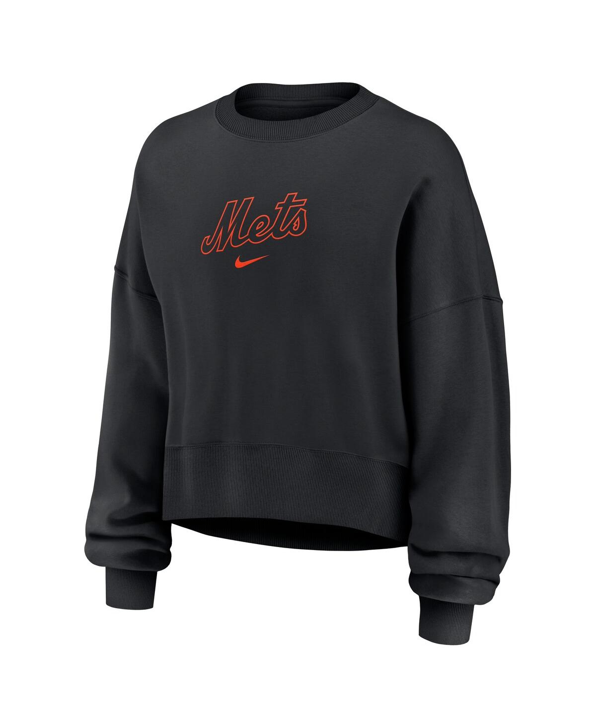 Click here for Nike Womens Black New York Mets Oversized Primetim... prices
