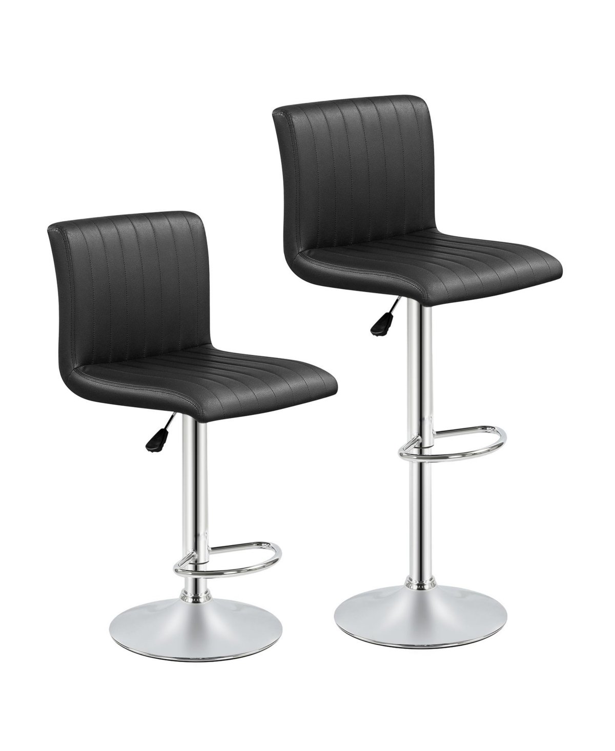 Click here for Gymax Bar Stools Set of 2 Adjustable Swivel Barsto... prices