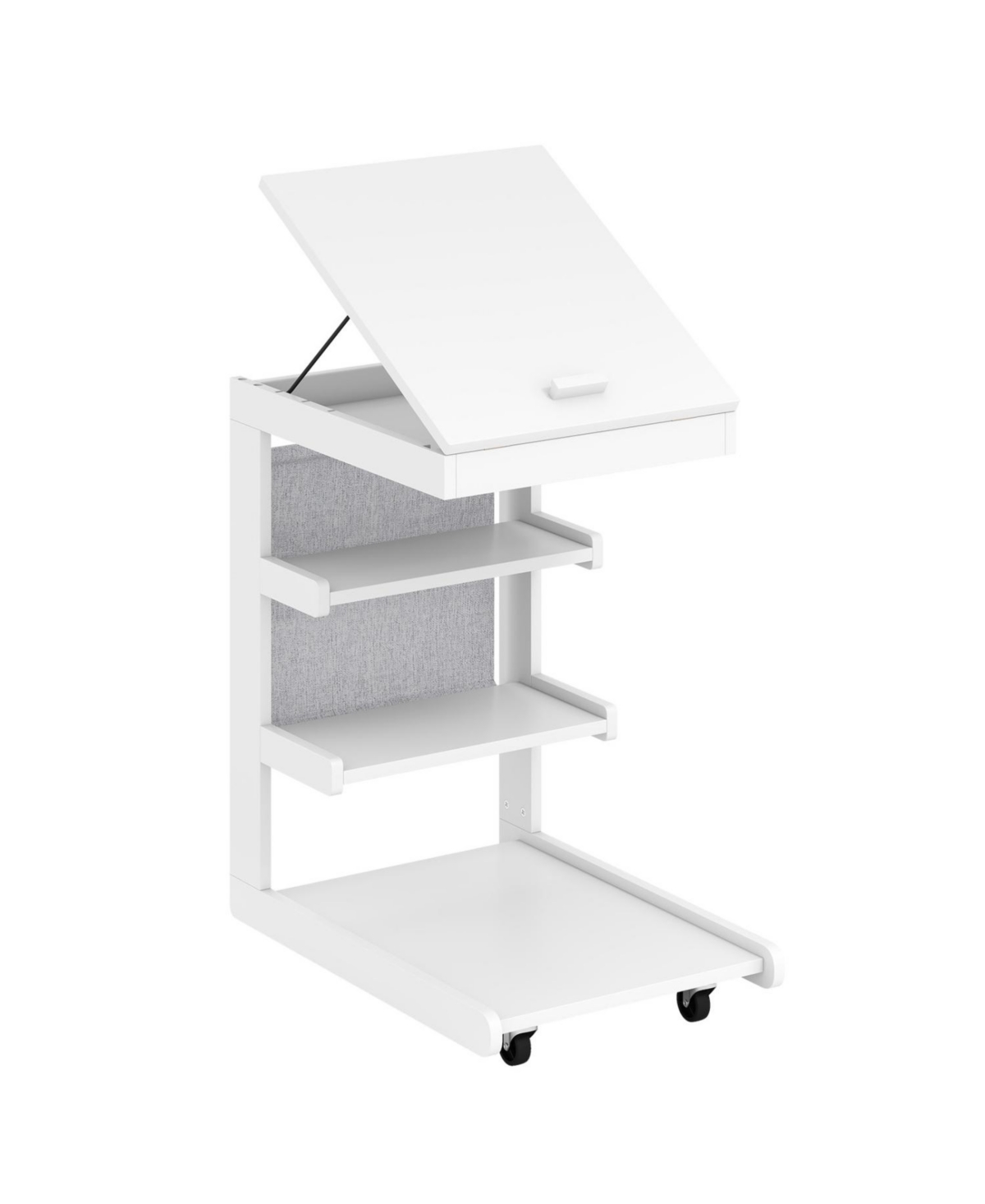 Click here for Slickblue Mobile C-Shaped Side Table with Adjustab... prices