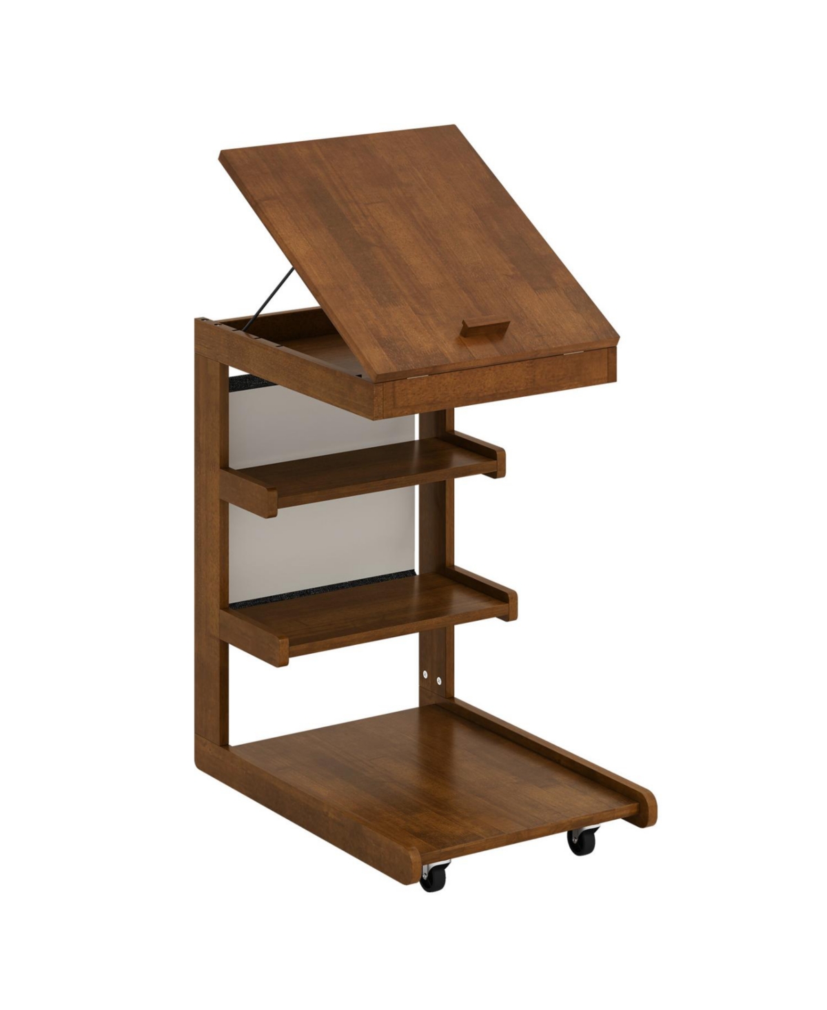 Click here for Slickblue Mobile C-Shaped Side Table with Adjustab... prices