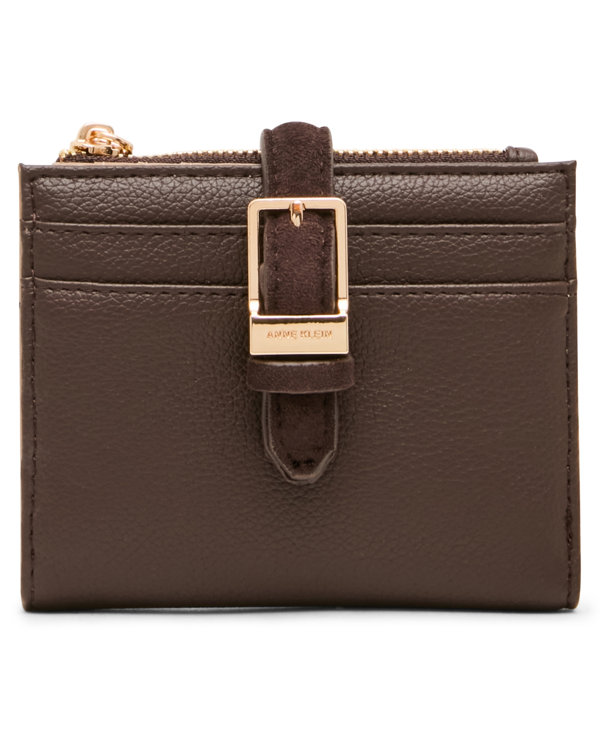 Click here for Anne Klein Belted Magnetic Snap Wallet - Brown prices