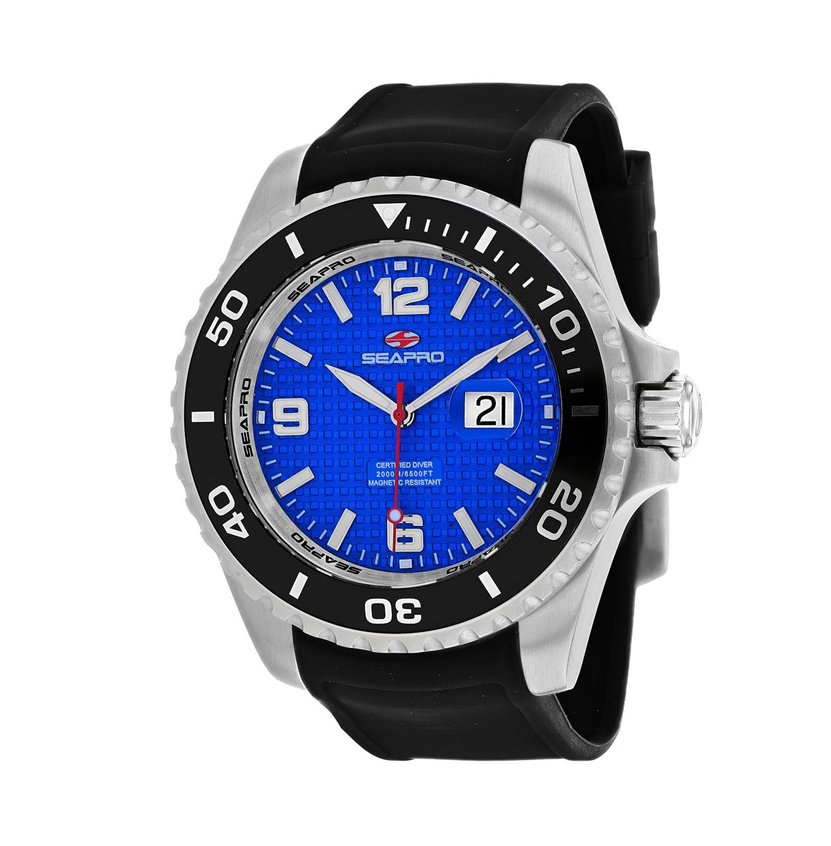 Click here for Seapro Mens Abyss 2000M Diver Watch Blue Dial Watc... prices
