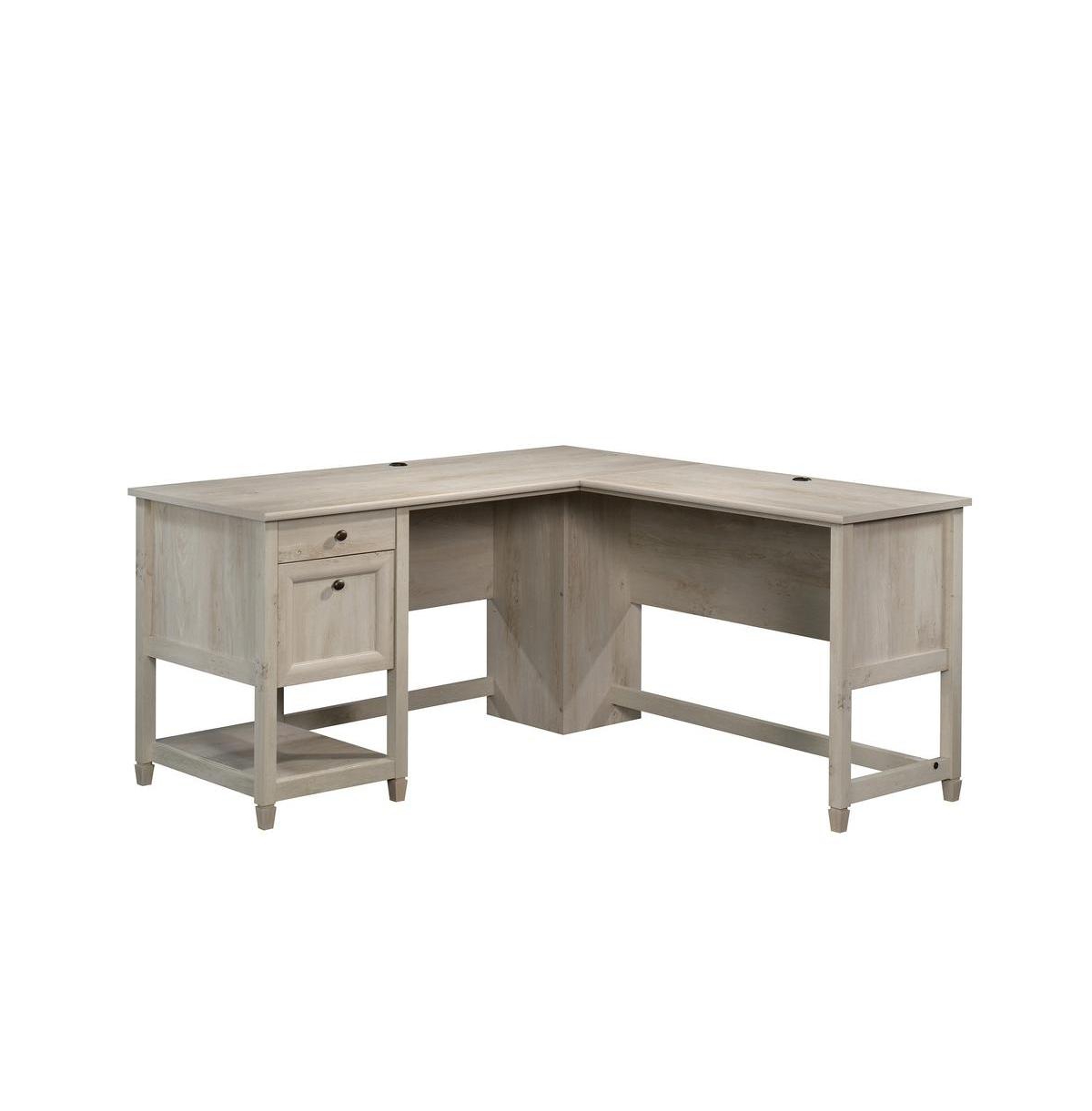 Click here for Sauder Edge Water L Desk - Chalked chestnut prices