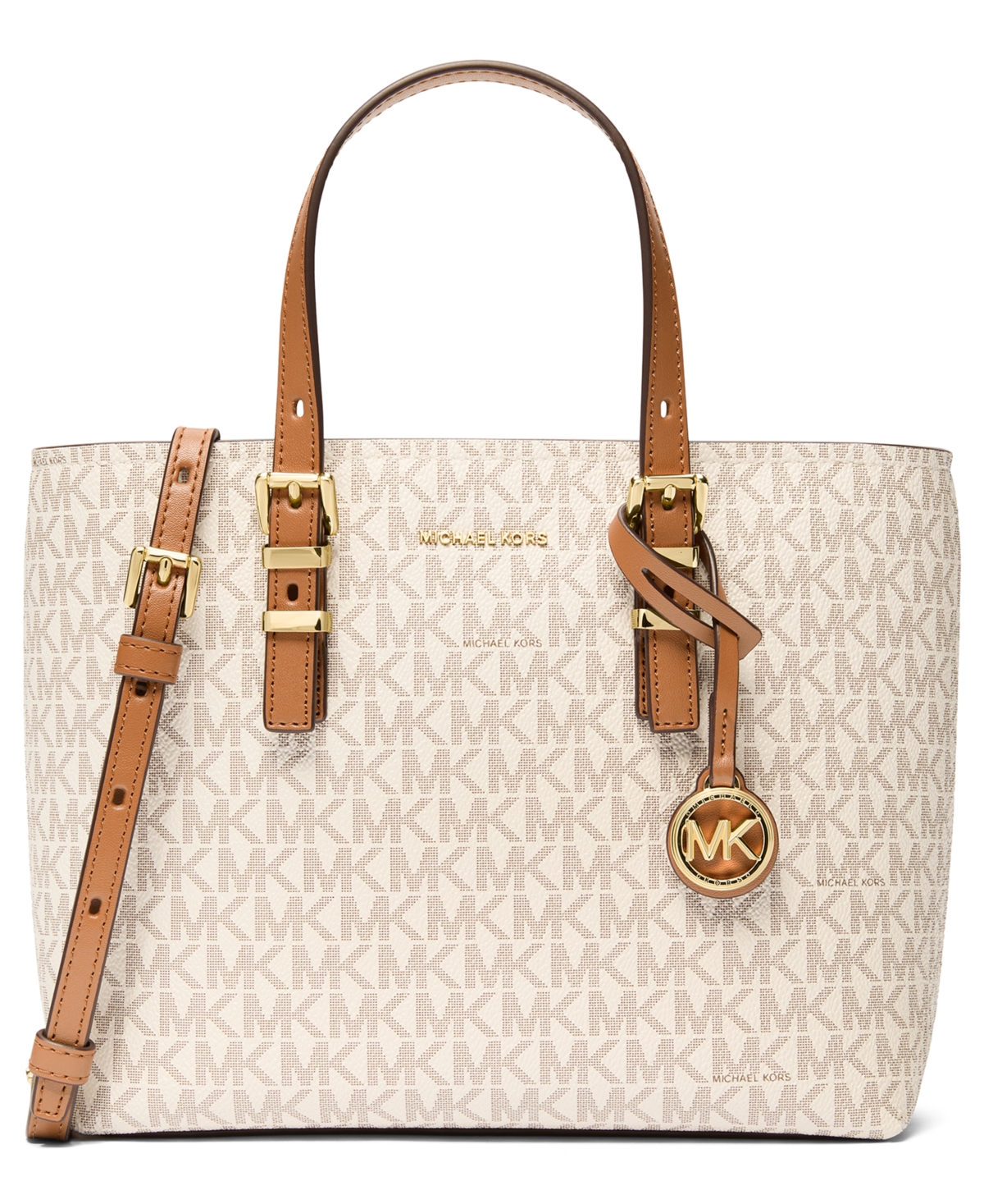 Click here for Michael Michael Kors Small Tote Handbag - Vanilla/... prices