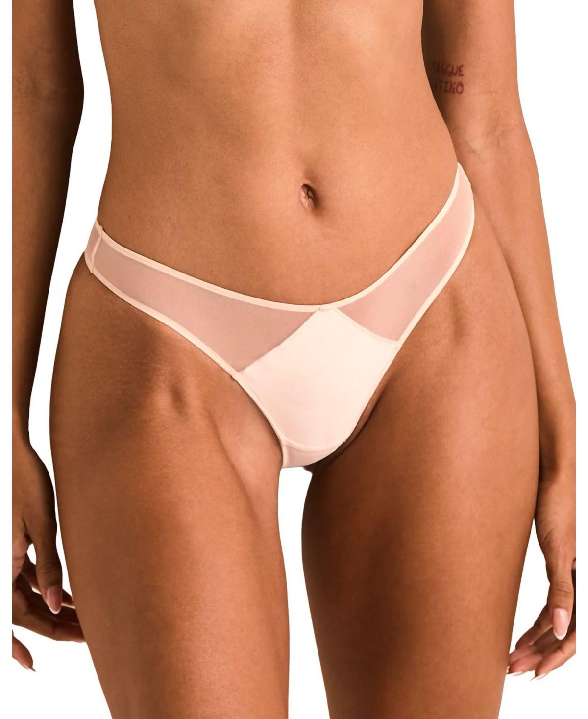Click here for Adore Me Womens Brittani Thong Panty - Light orang... prices