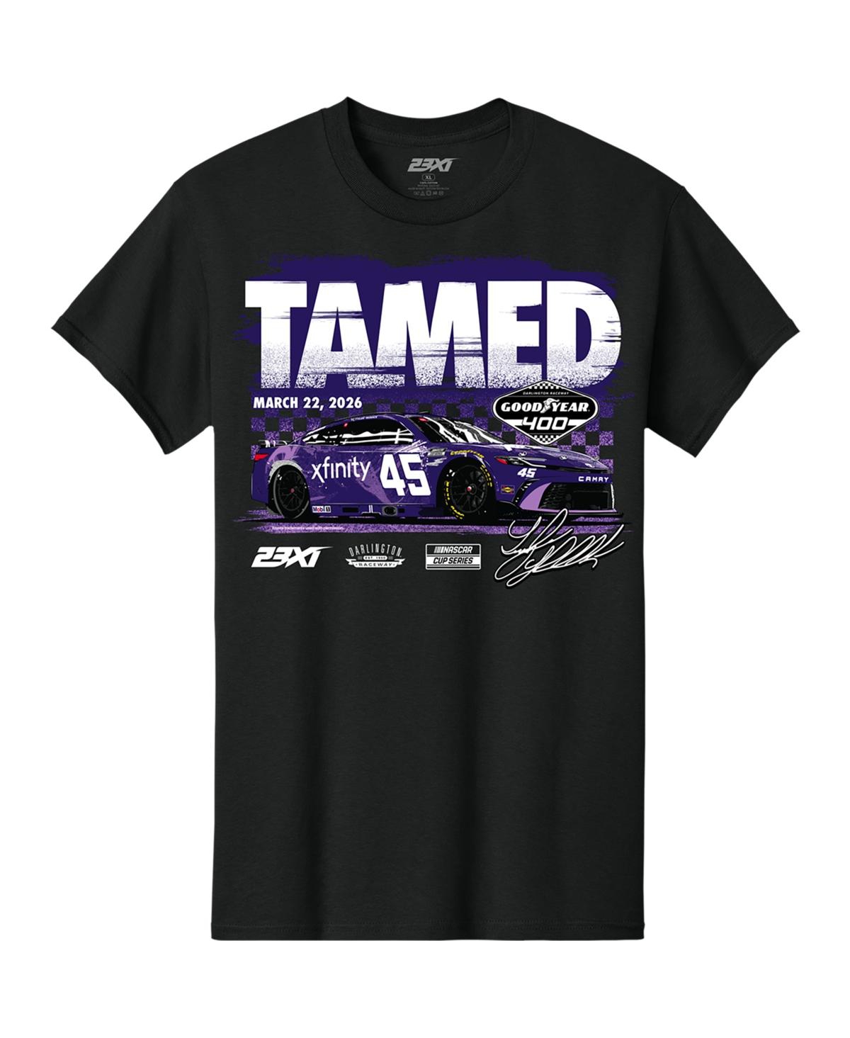Click here for Classic Ink Usa Mens 23XI Racing Black Tyler Reddi... prices