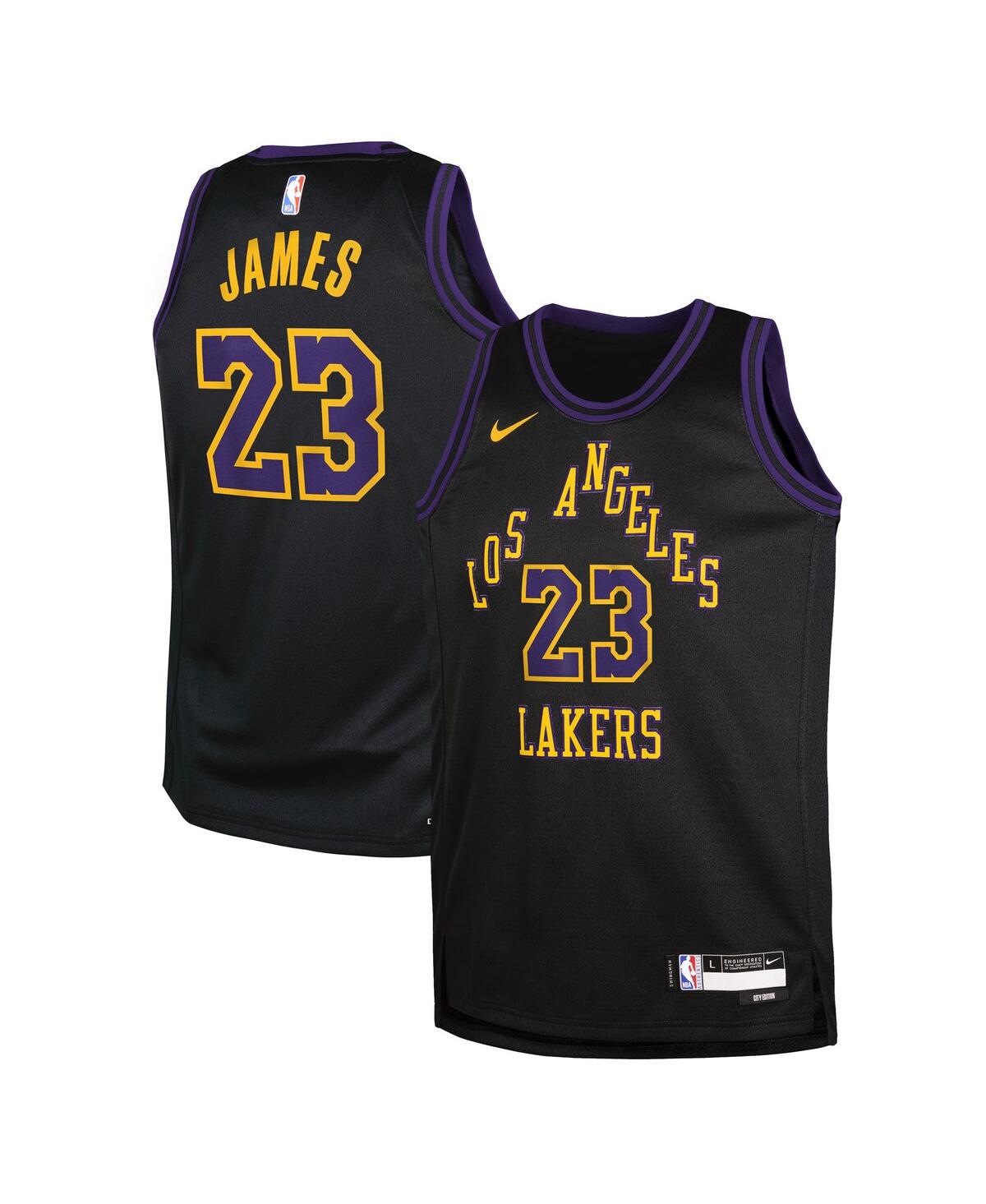 Click here for Nike Big Boys and Girls LeBron James Black Los Ang... prices