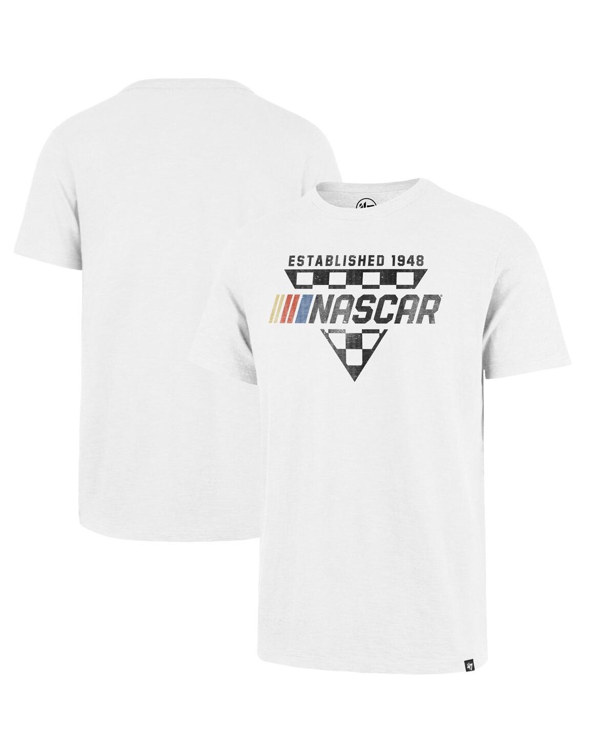 Click here for 47 Brand Mens White Nascar Tri-Check Scrum T-Shirt... prices