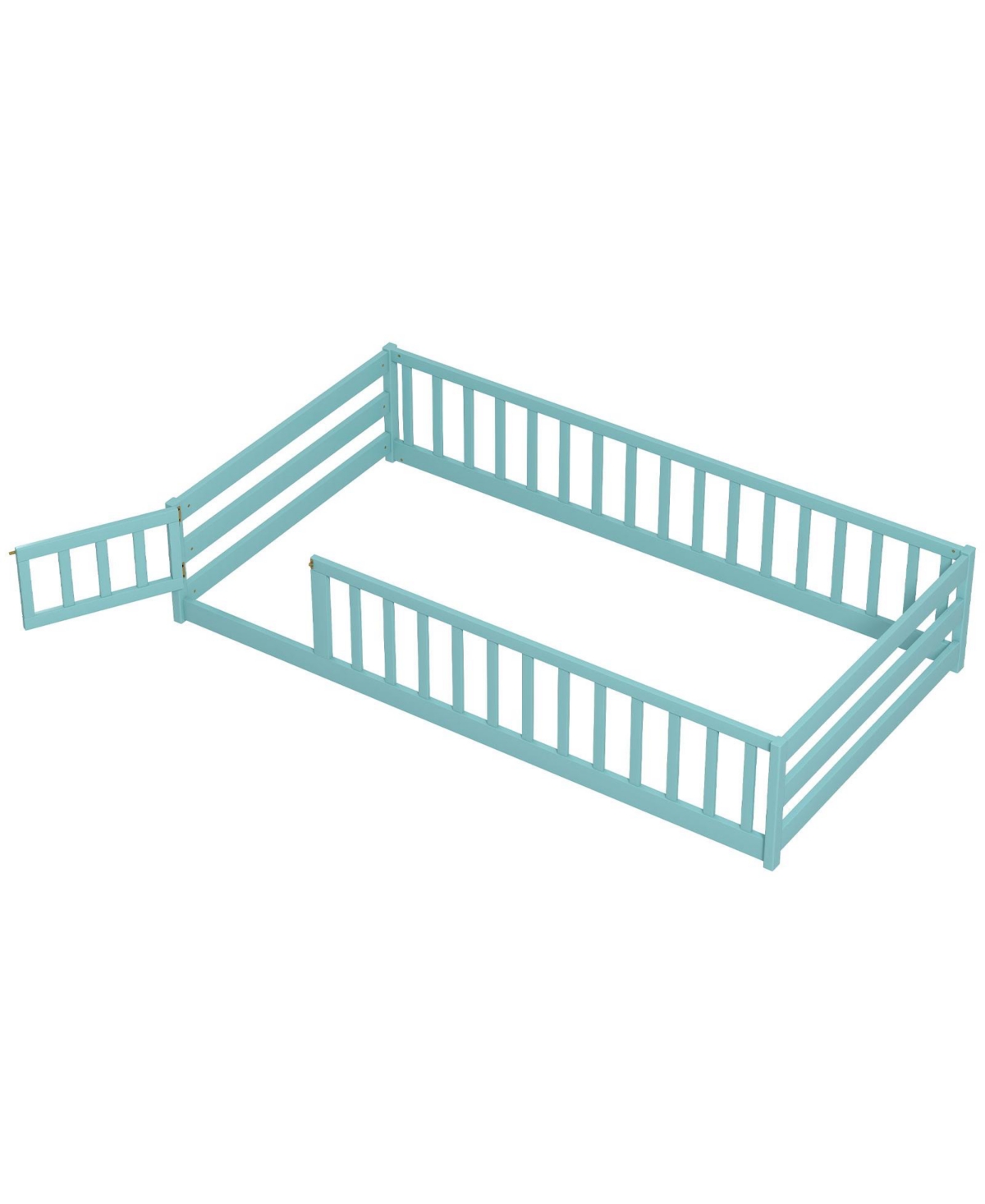 Click here for Sugift Twin Size Montessori Floor Bed Frame with F... prices