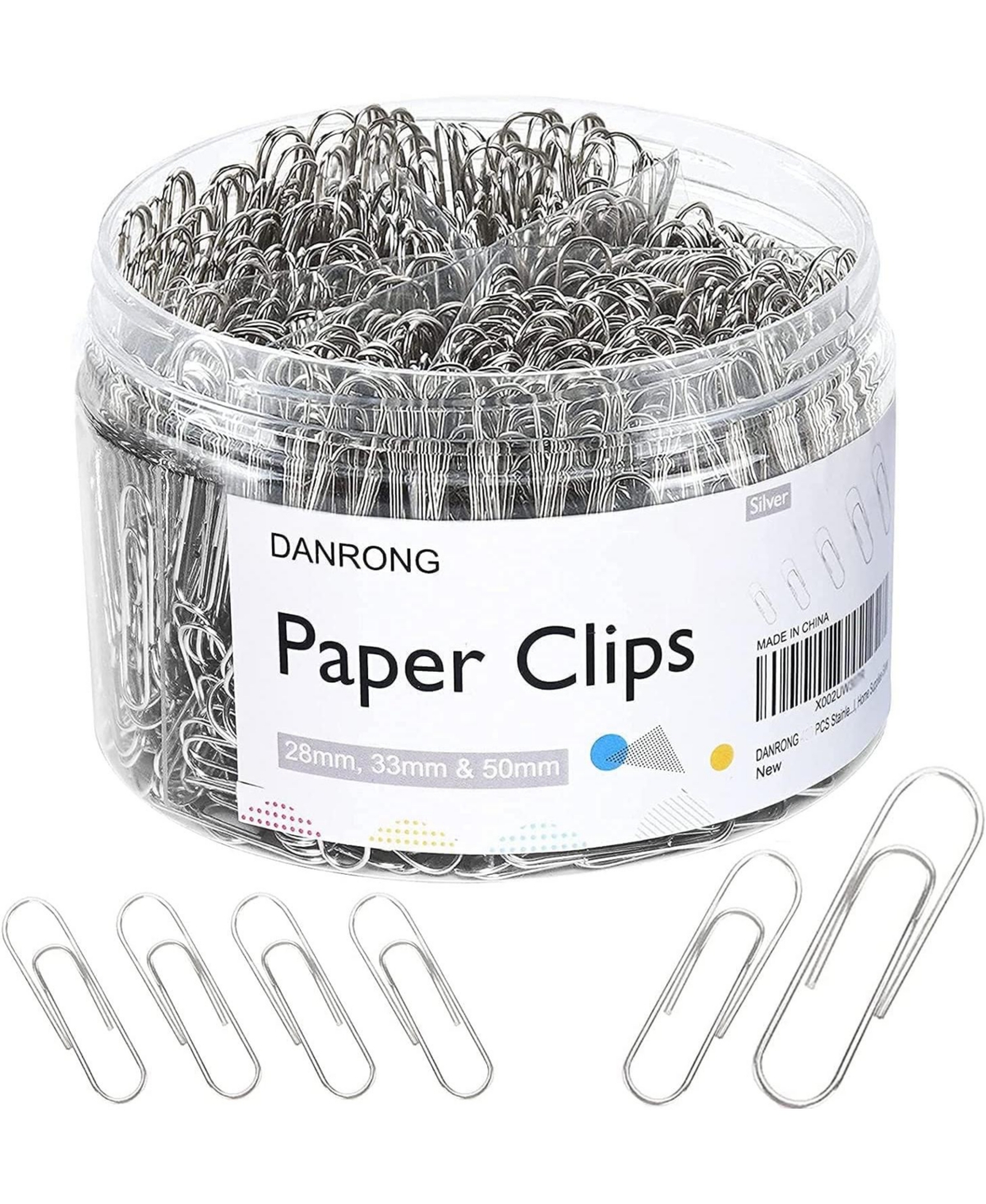 Click here for Danrong 650 Pieces Paper Clips Assorted Sizes 1.1/... prices