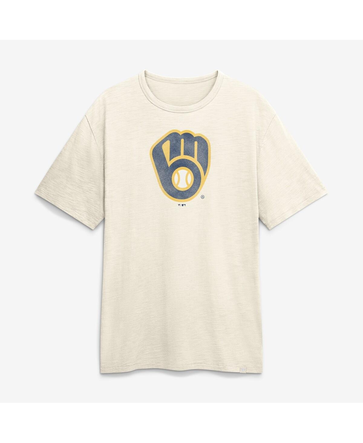 Click here for Fanatics Mens Cream Milwaukee Brewers Stadium Slub... prices